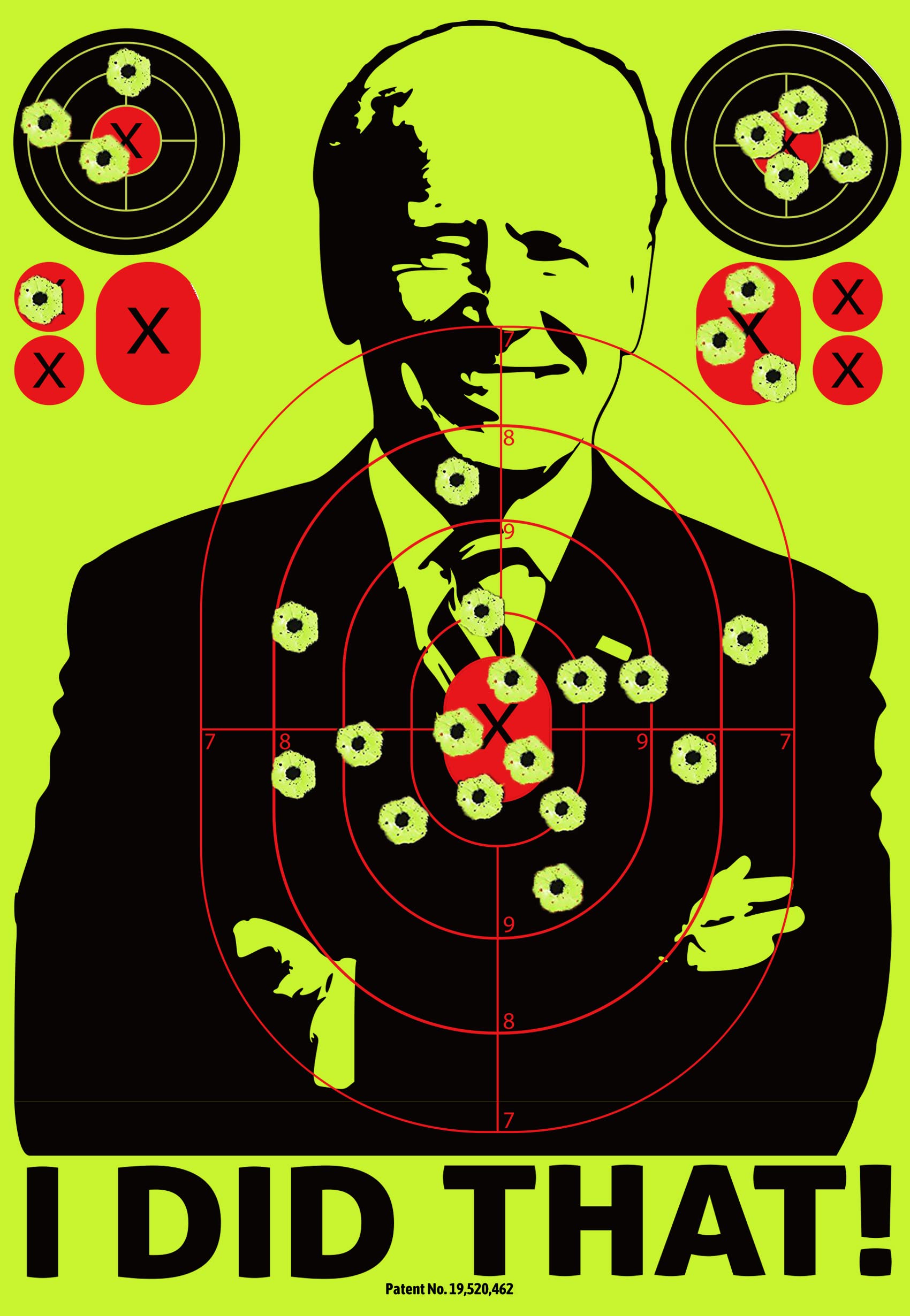 Buy I DID That - Biden Adhesive Shooting Targets - 12 x18 inch- Joe ...