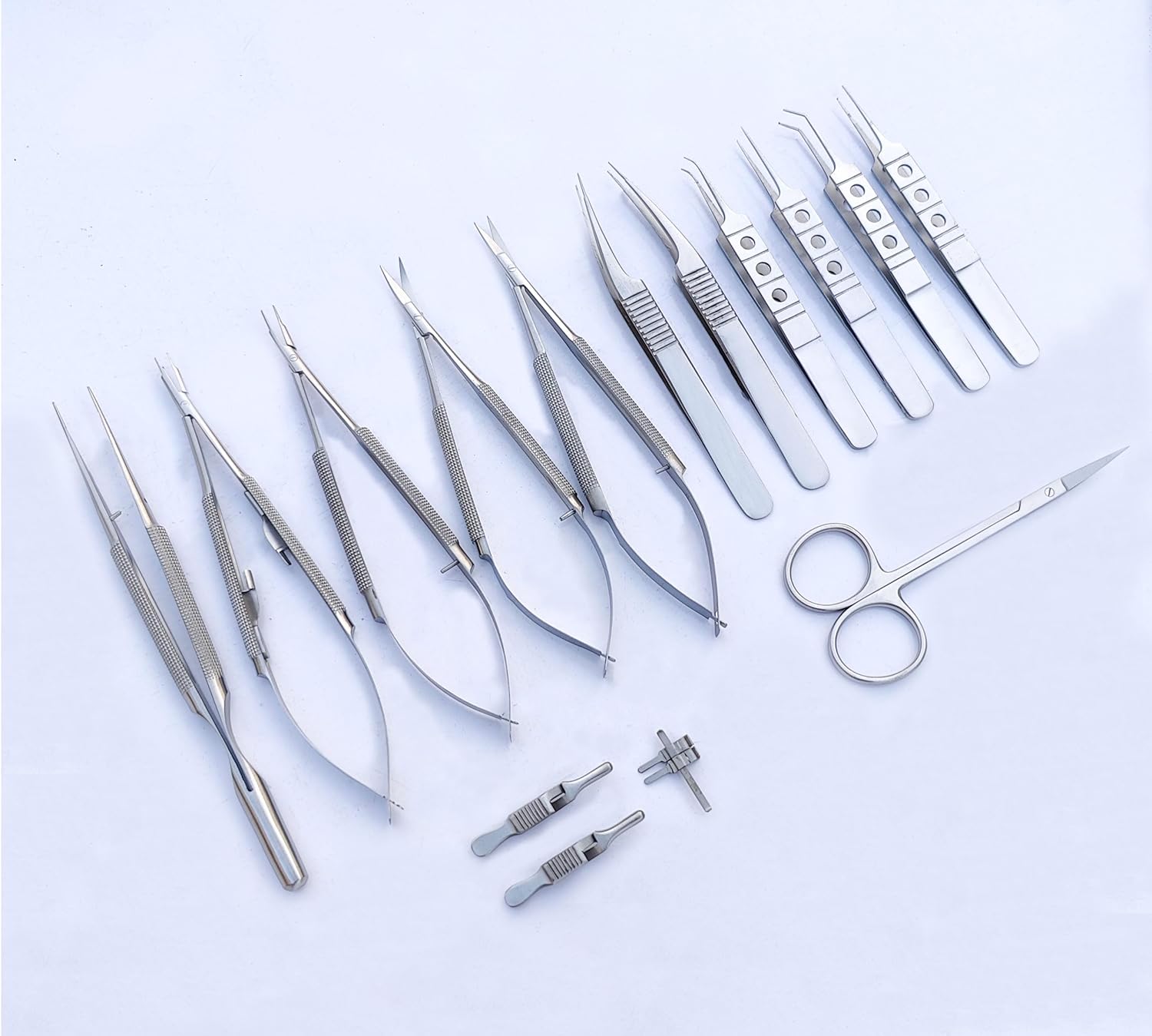 Amazon.com: Microvascular Kit de instrumentos de sutura de mano Kit ...