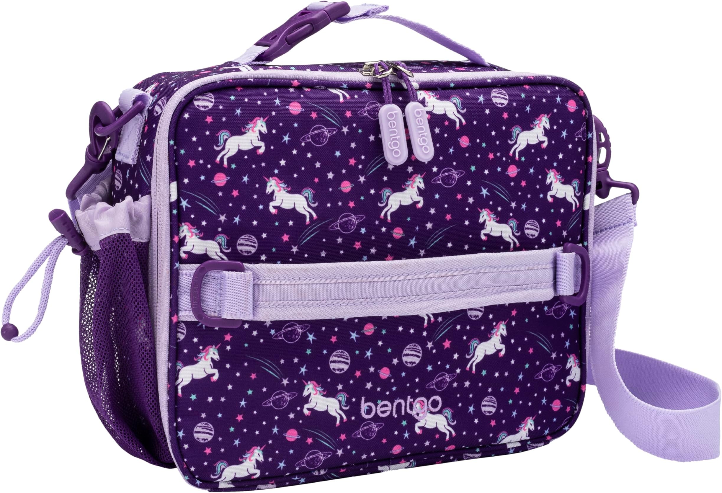 Amazon.com: PACKROO Kids Lunch Bag with Name Tag - Expandable ...