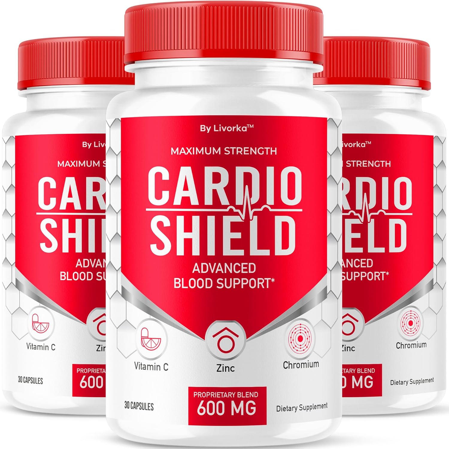 Amazon.com: (3 Pack) Cardio Shield Capsules - Official Cardio Shield ...