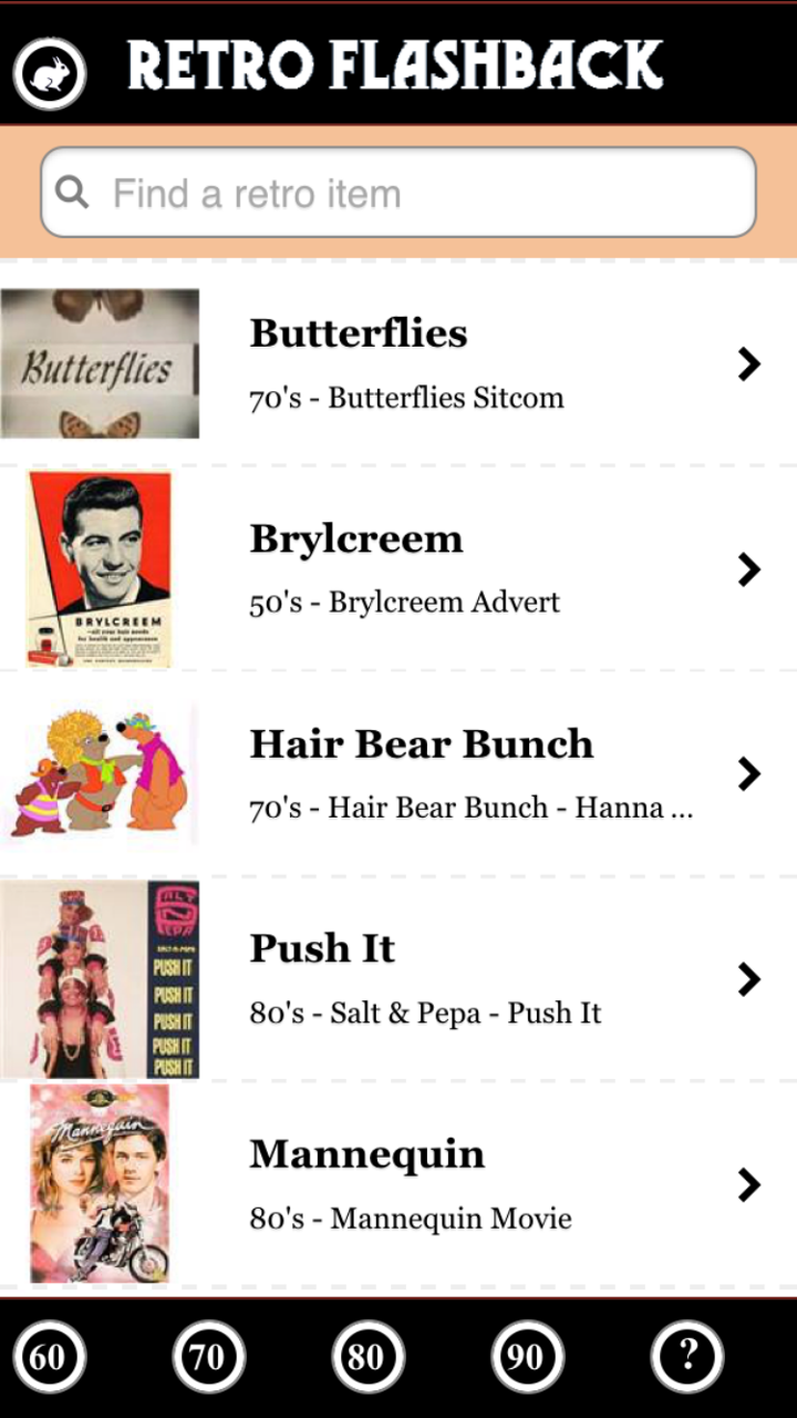 Retro Flashback - App on Amazon Appstore