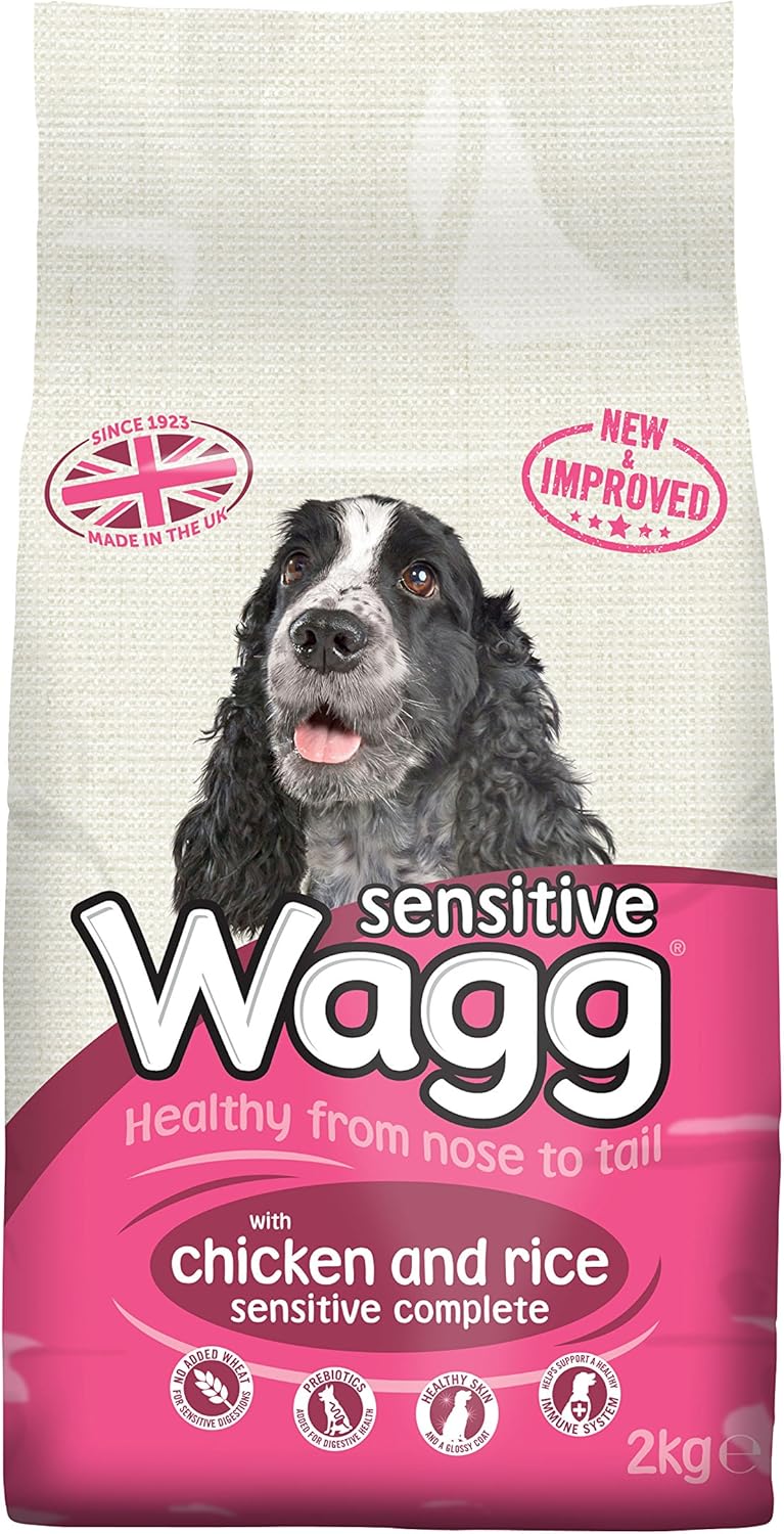 Wagg Dog Food Complete Sensitive Dry Mix, 2 kg, Pack of 6 : Amazon.co ...