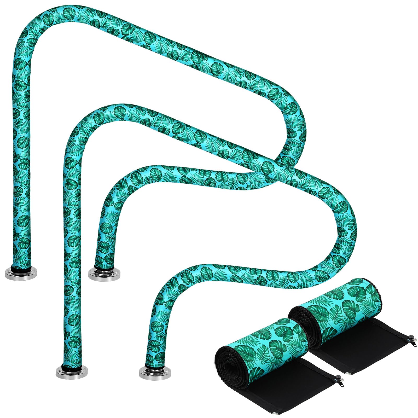 Snapklik.com : Pinkunn 2 Pcs 4 Feet Pool Handrail Cover