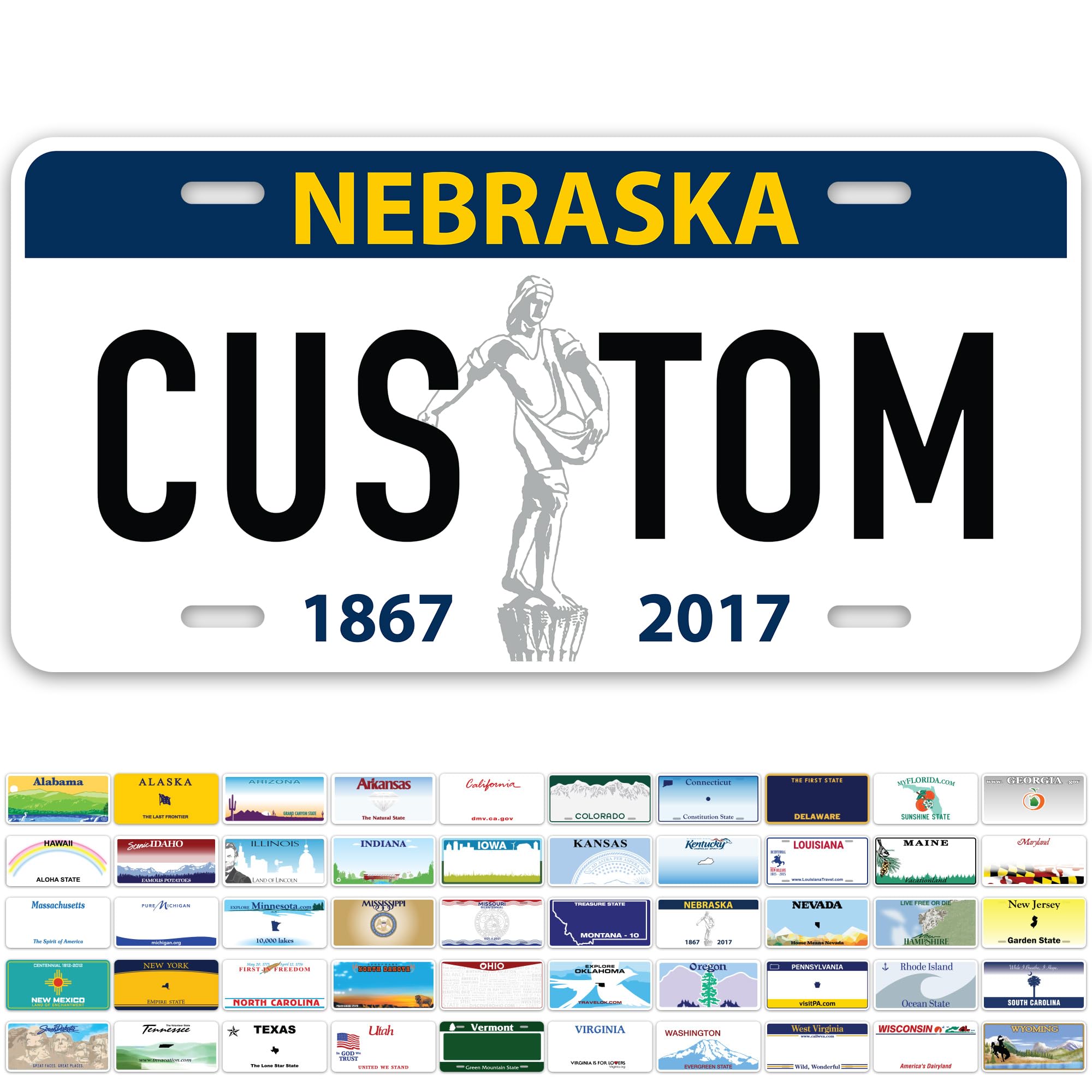 Nebraska License Plates