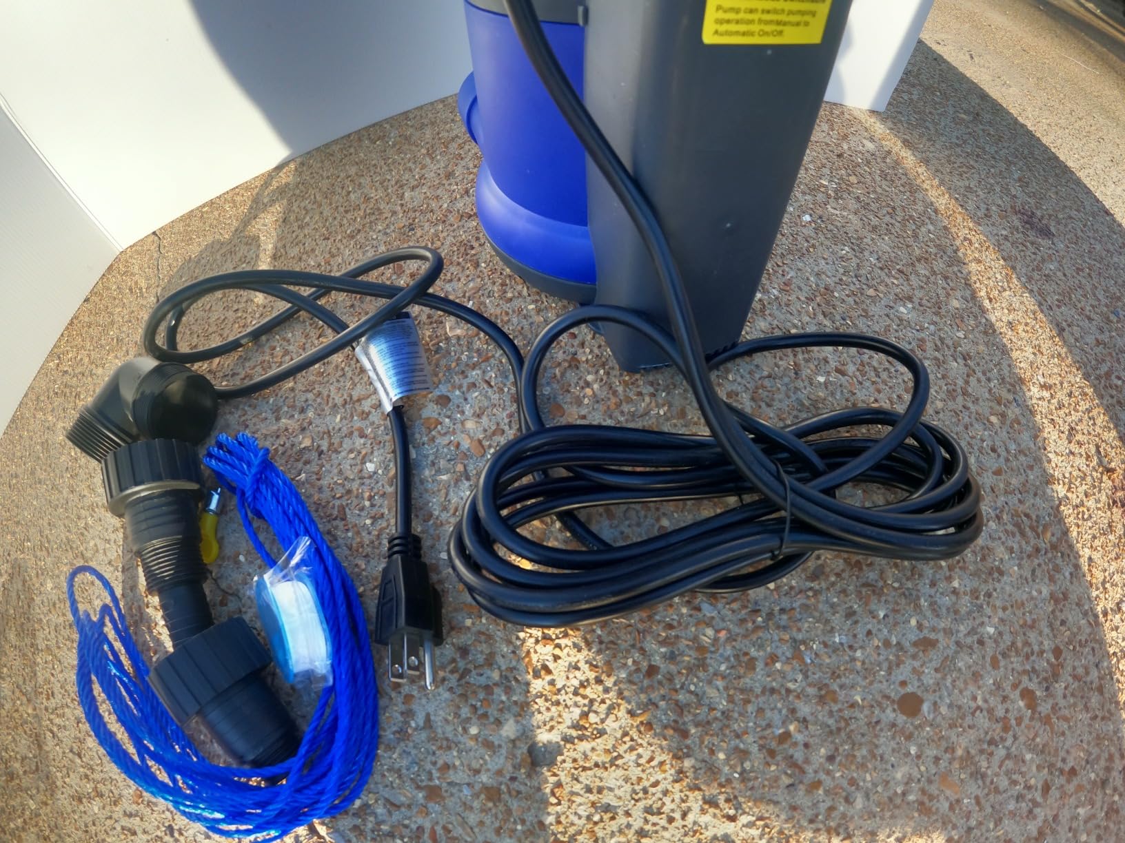 SHANGDA Sump Pump Submersible Water Pump, High Flow Water Pump, Built ...