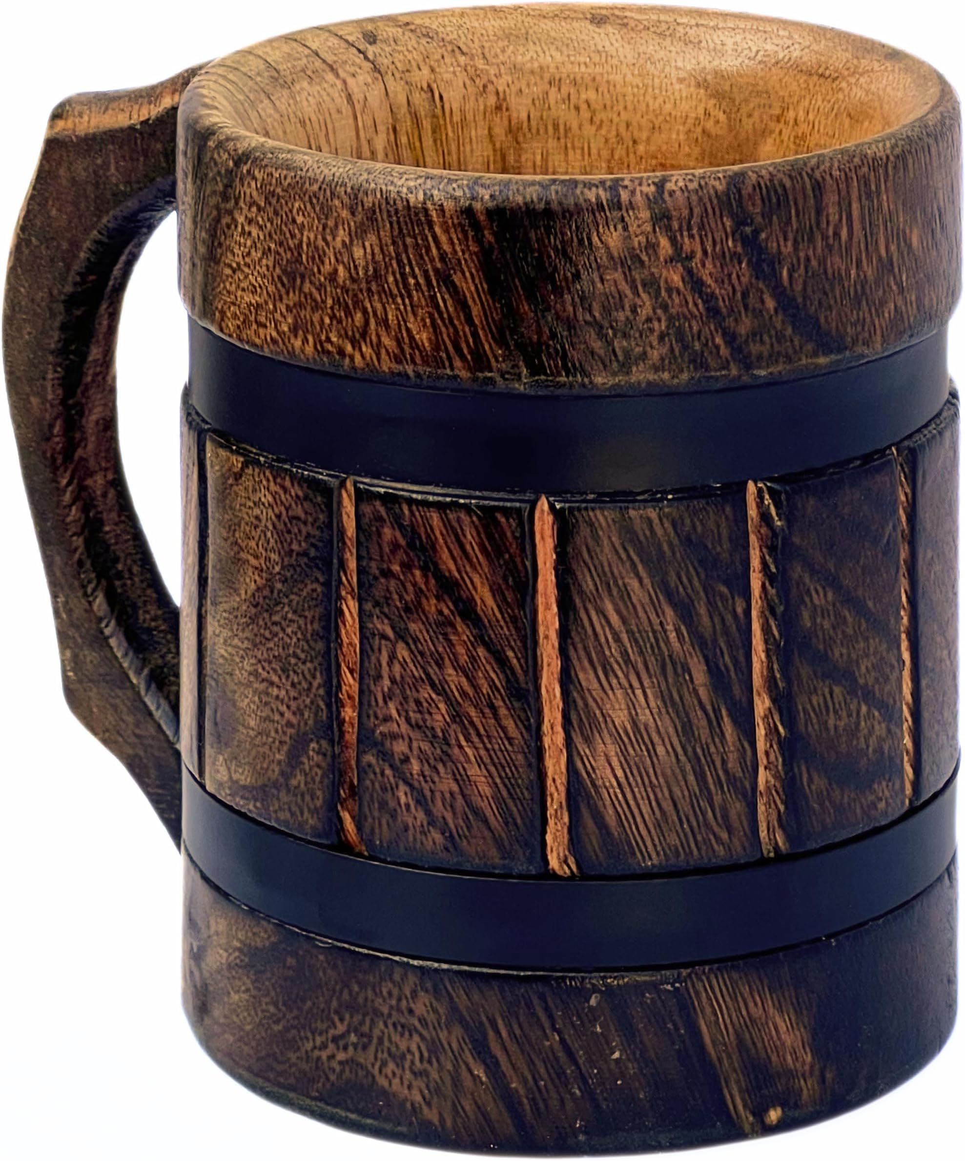 Amazon.com | collectiblesBuy Wooden Beer Mug Medieval Inspired Souvenir ...