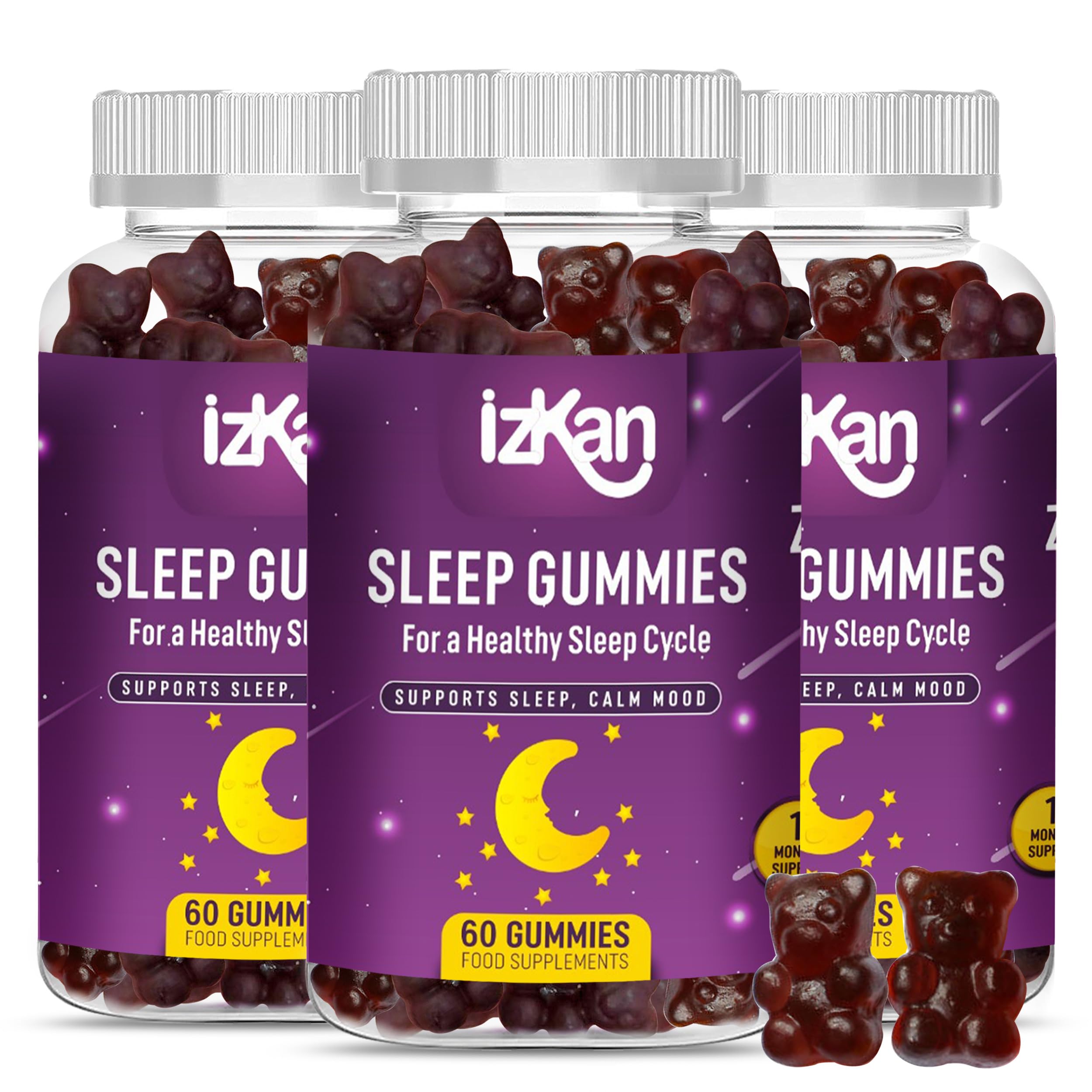 Pro Sleep Gummies for Adults Magnesium, L-Theanine, 5 HTP, Valerian ...
