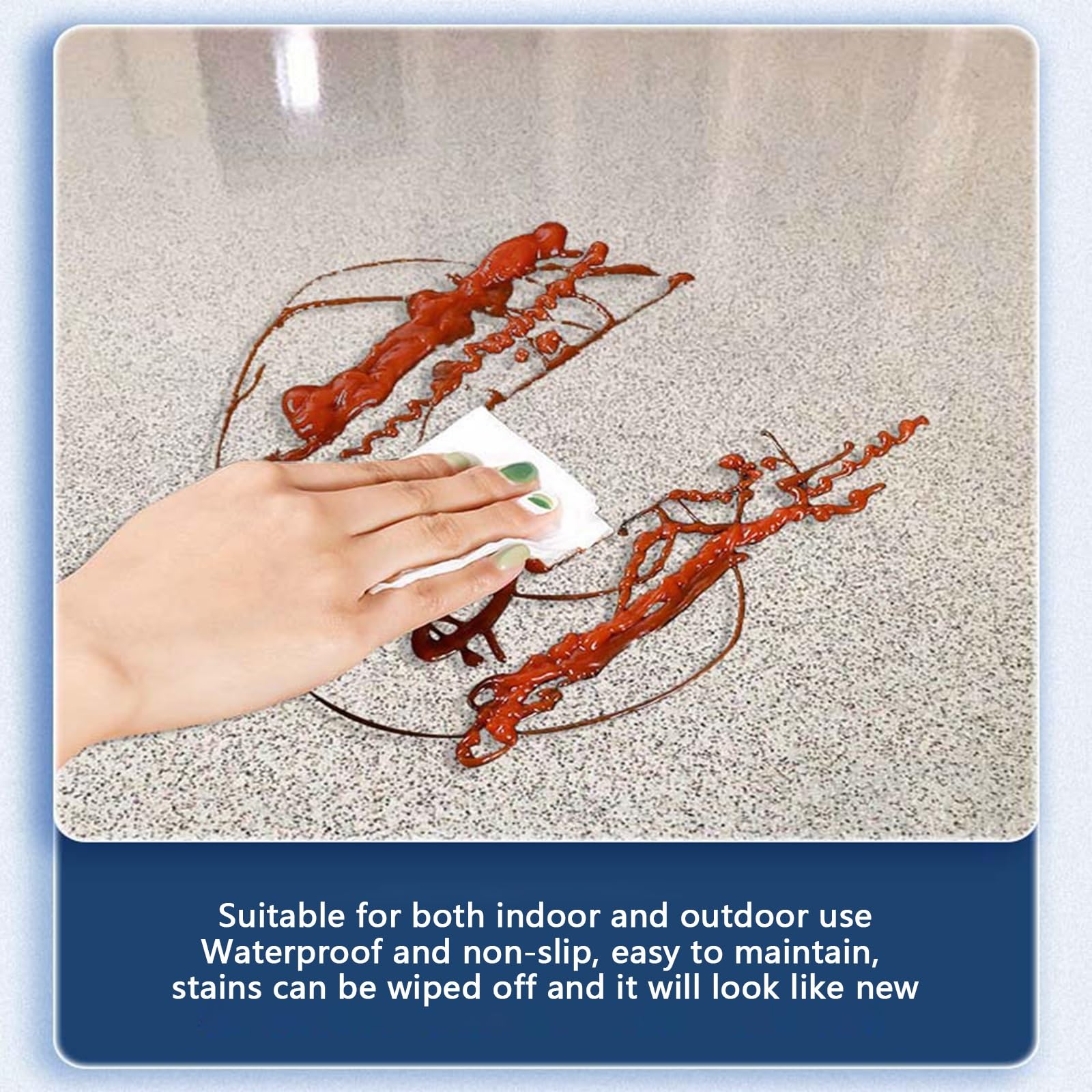 Snapklik.com : Garage Epoxy Colored Sand Floor Marble Coating Paint ...