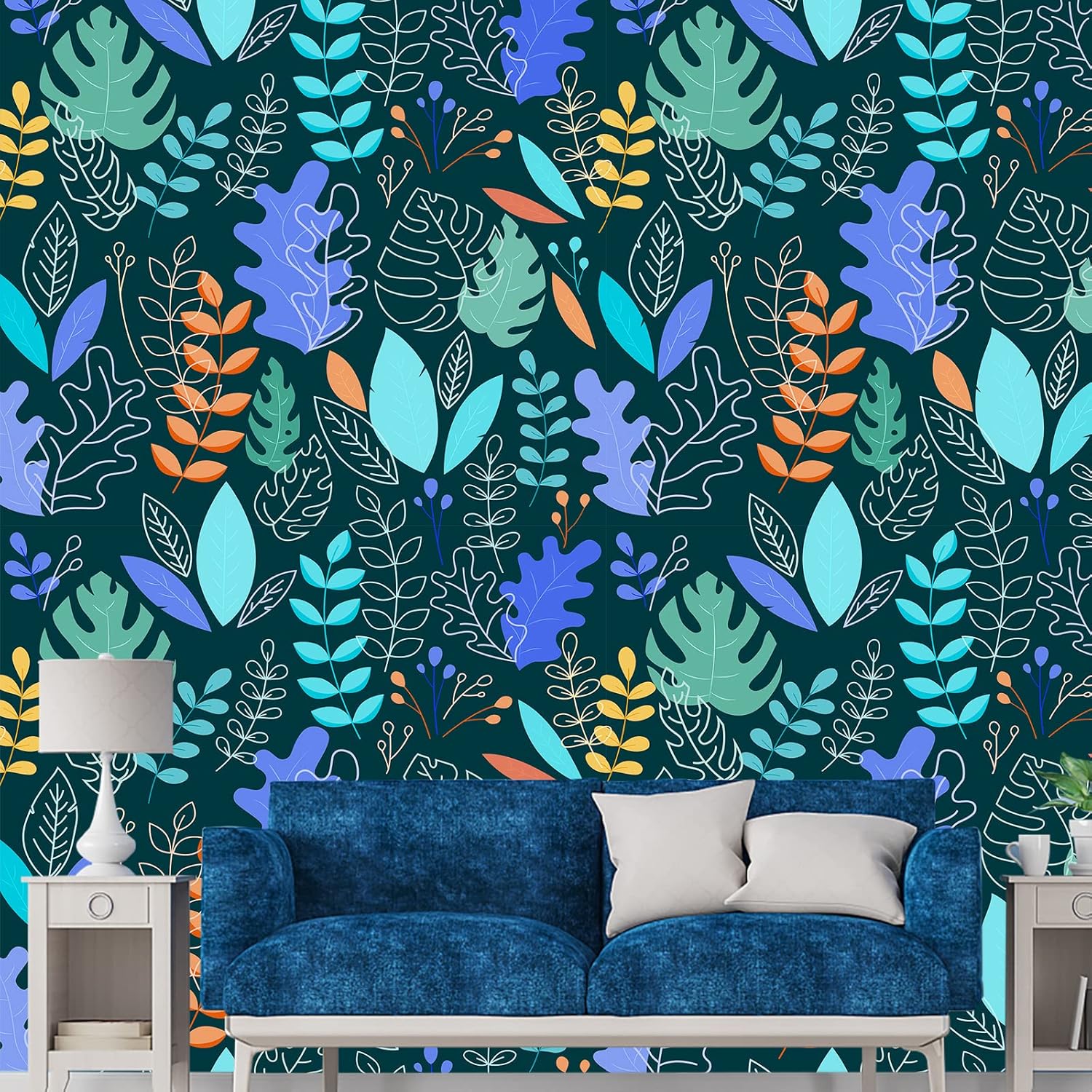 Eilyliafe 121"x16.5" Colorful Contact Paper Boho Peel and Stick ...