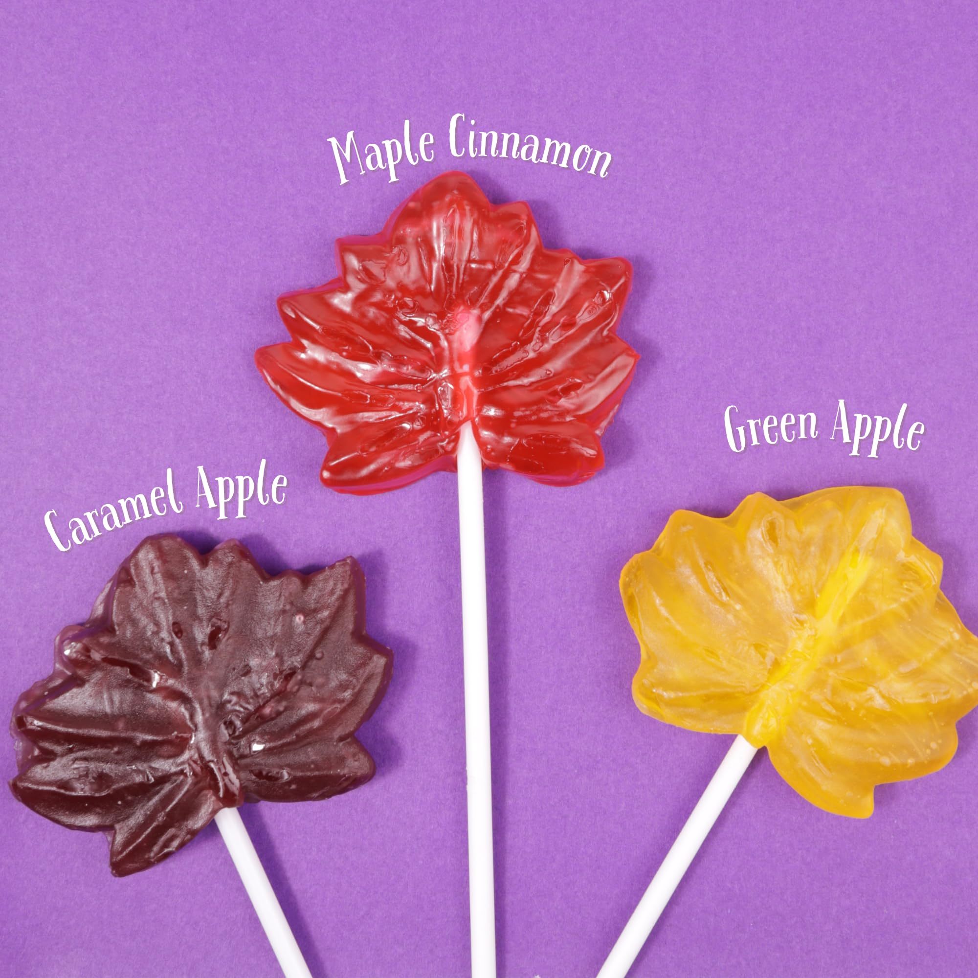 Snapklik.com : Autumn Leaf Lollipops, Individually Wrapped Thanksgiving ...