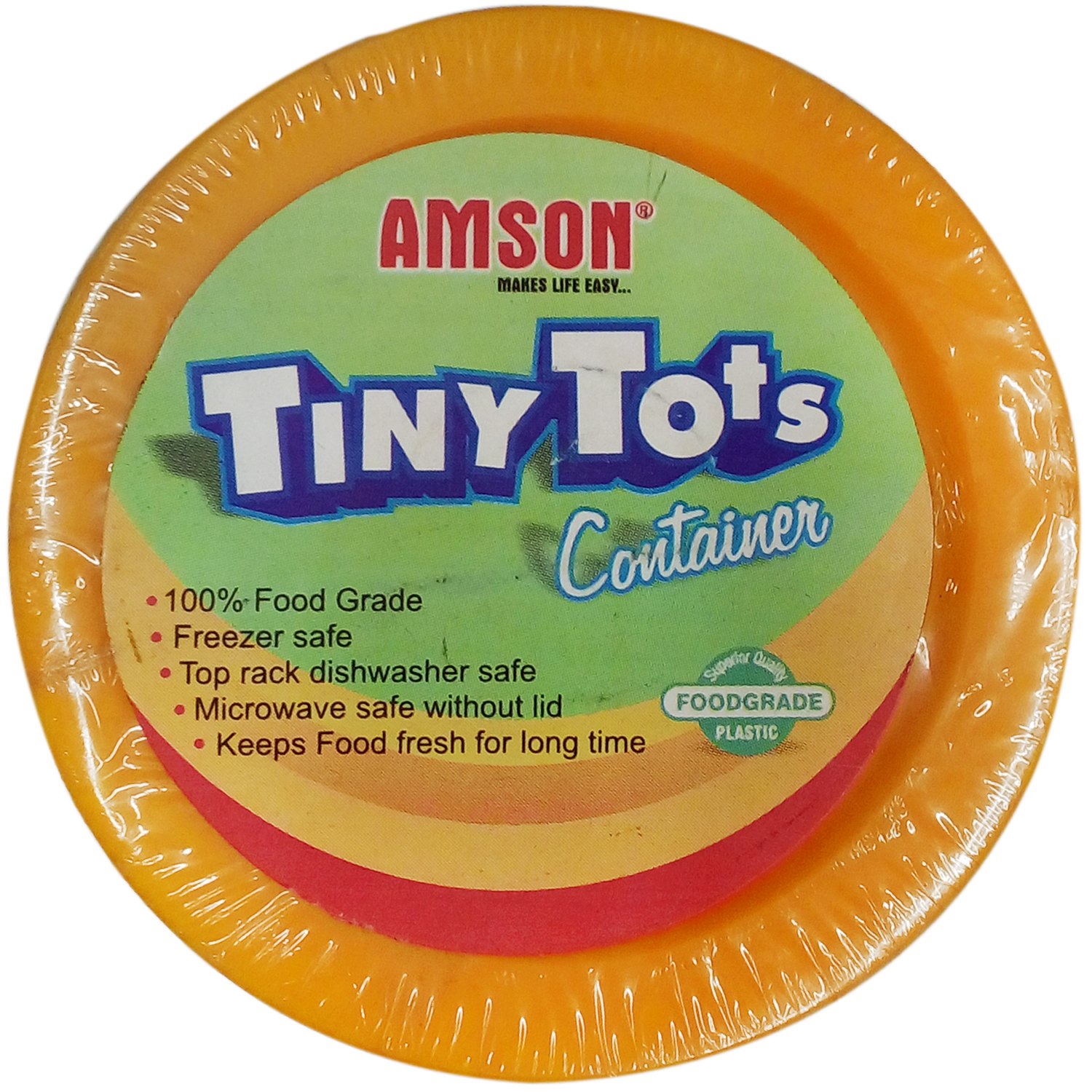Amson Tiny Tots Tit Bit Container Set, Set of 3 : Amazon.in: Home & Kitchen