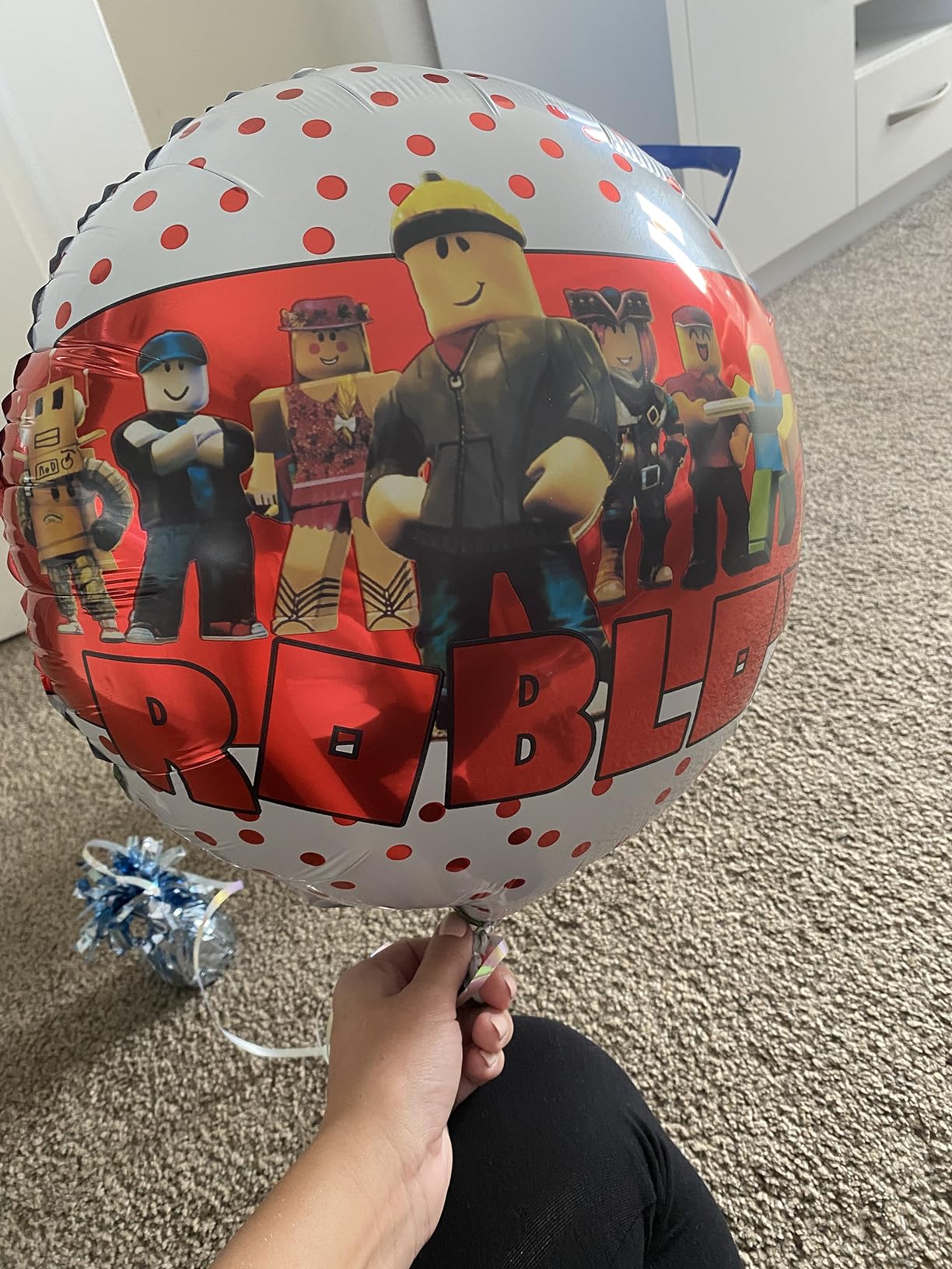 gea 2PCS 18 inch ROBLOX Themed Foil Balloon Double Sided Kids Birthday ...