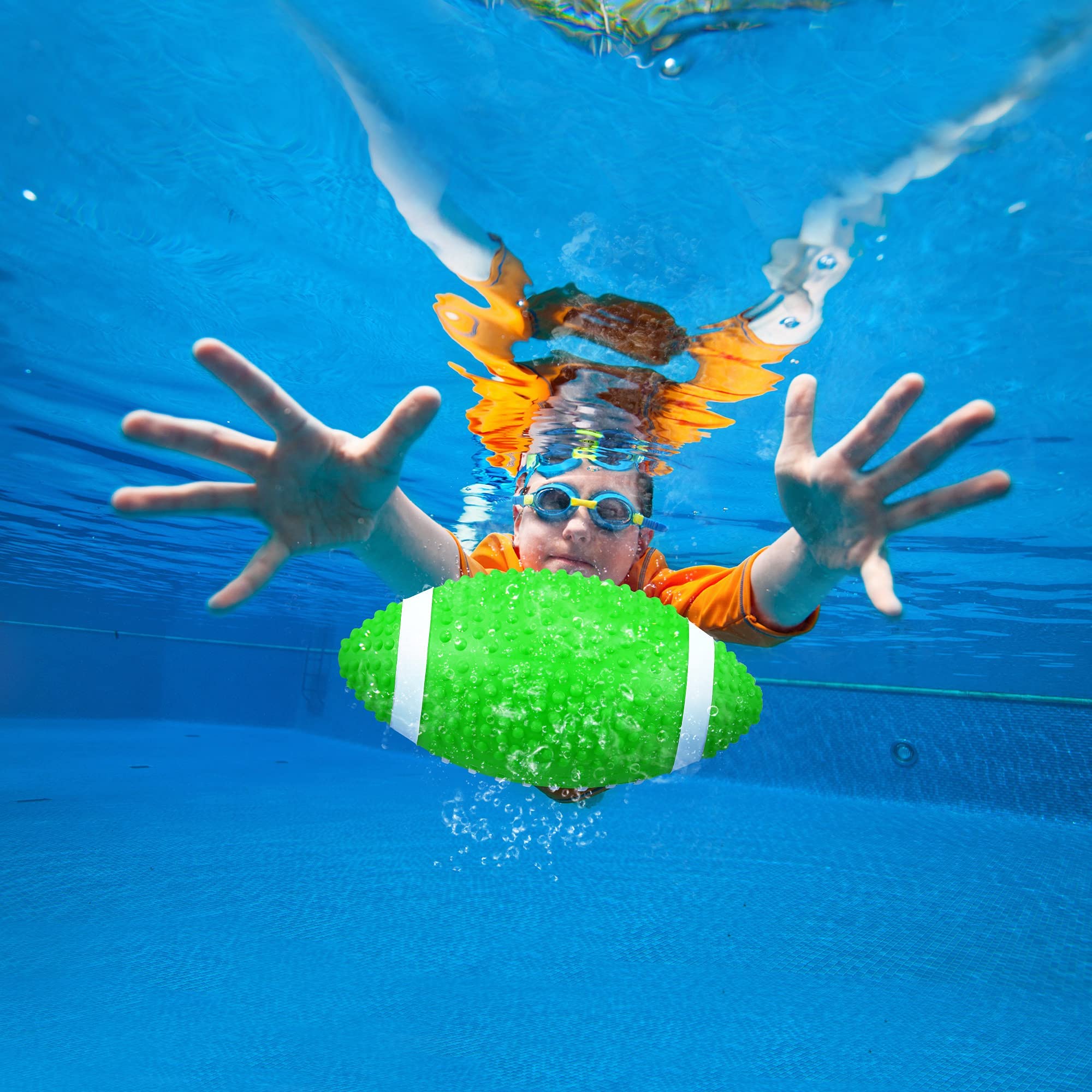 Snapklik.com : Hiboom Swimming Pool Football - Underwater Passing And ...