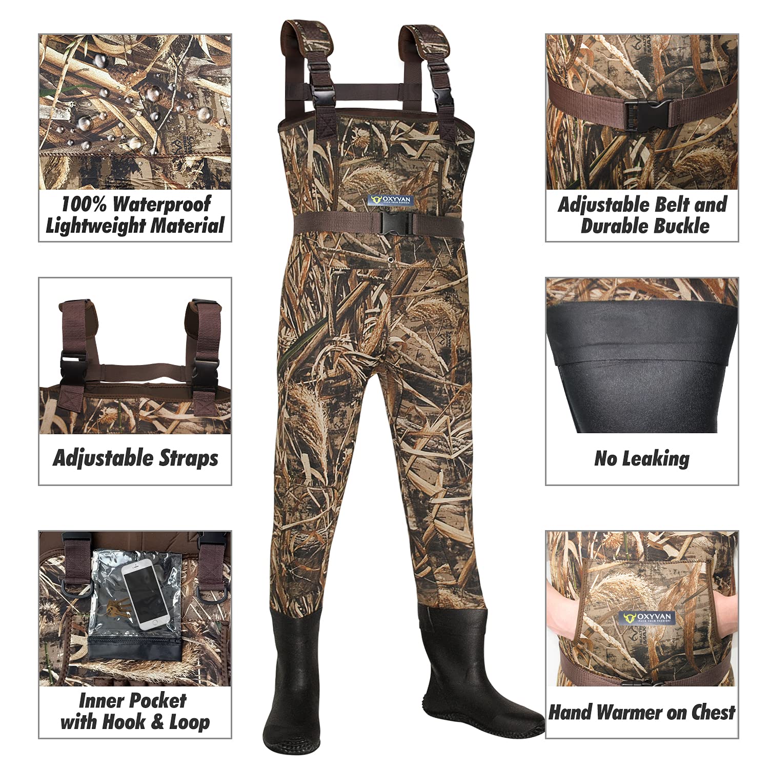 Snapklik.com : OXYVAN Kids Fishing Waders