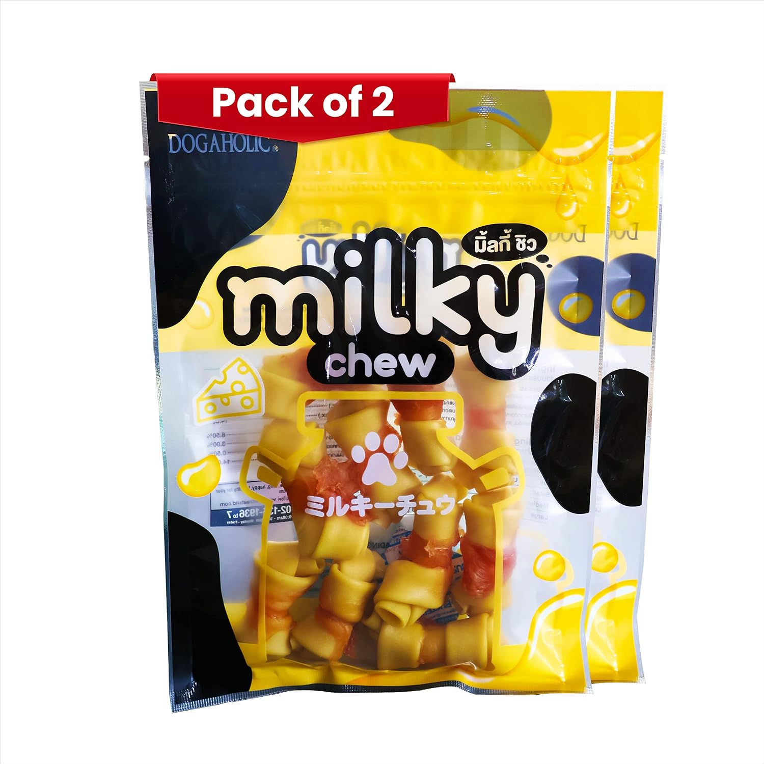 Buy Milky Chew Cheese & Chicken Sticks for Dogs of All Ages and Sizes ...