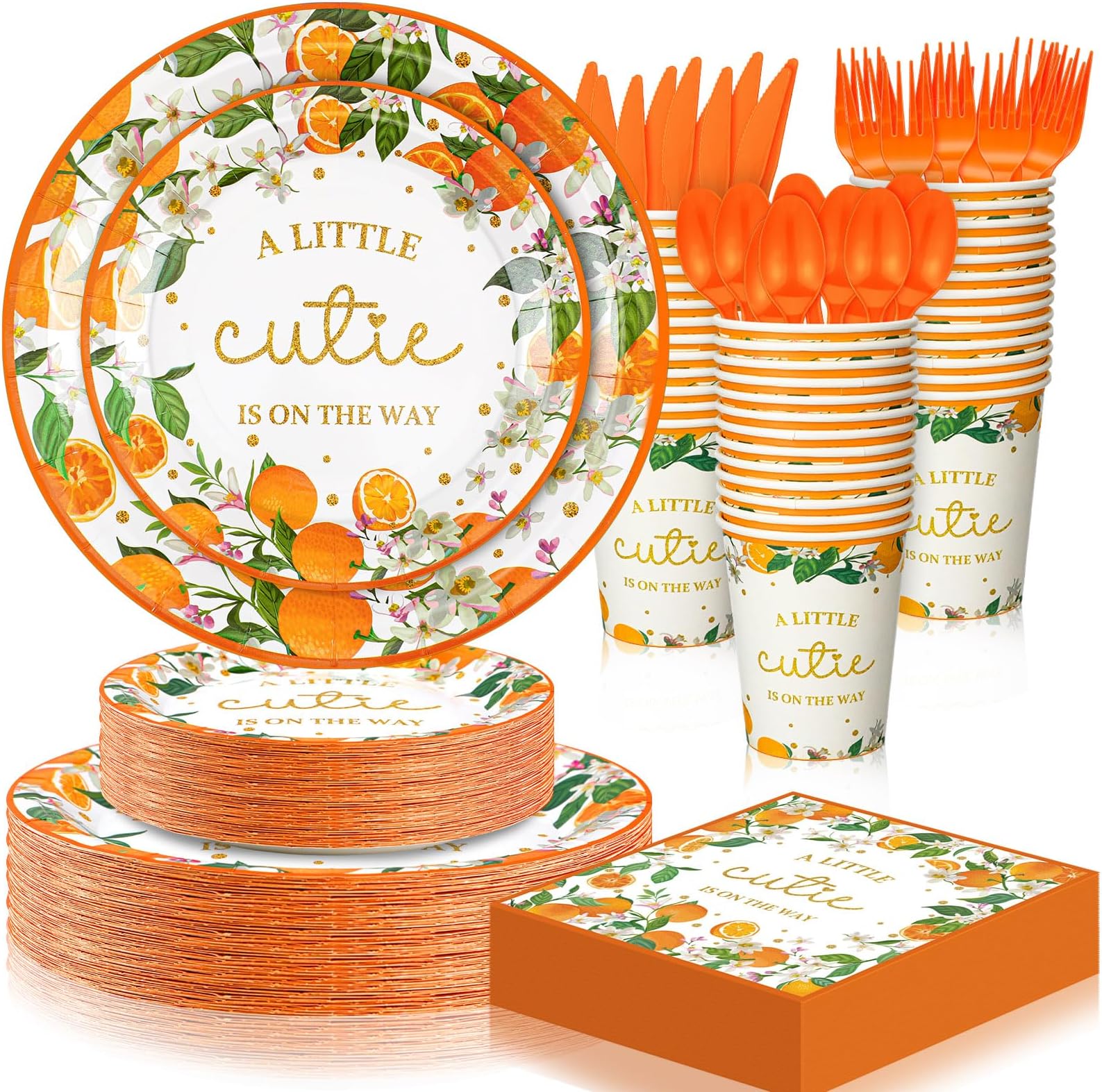 Amazon.com: Skybooly 350 Pcs Little Cutie Party Decorations Supplies ...