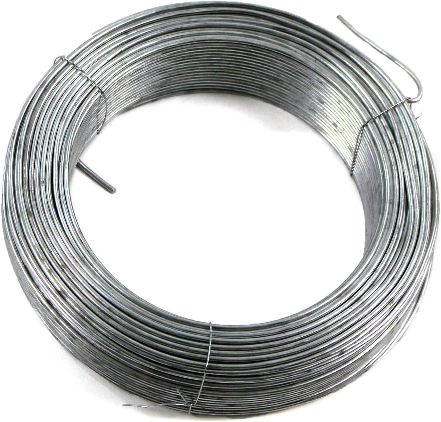 Easipet Tension Straining Wire for fencing, 100m x 2.5mm Wire (1 ...