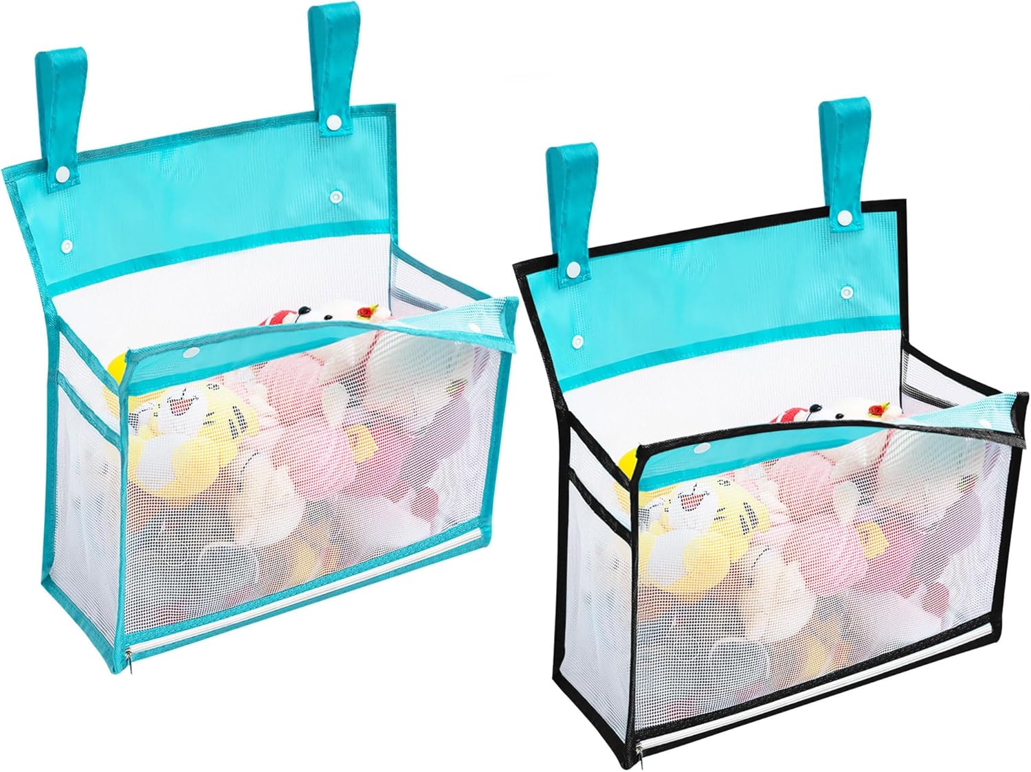 Amazon.com: Bath Toy Storage, 2 Pcs Bath Toy Holder to Hang, Mesh Bath ...
