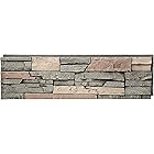 Amazon.com: GenStone Faux Stacked Stone Panel 41" x 11.25" in Vanilla ...
