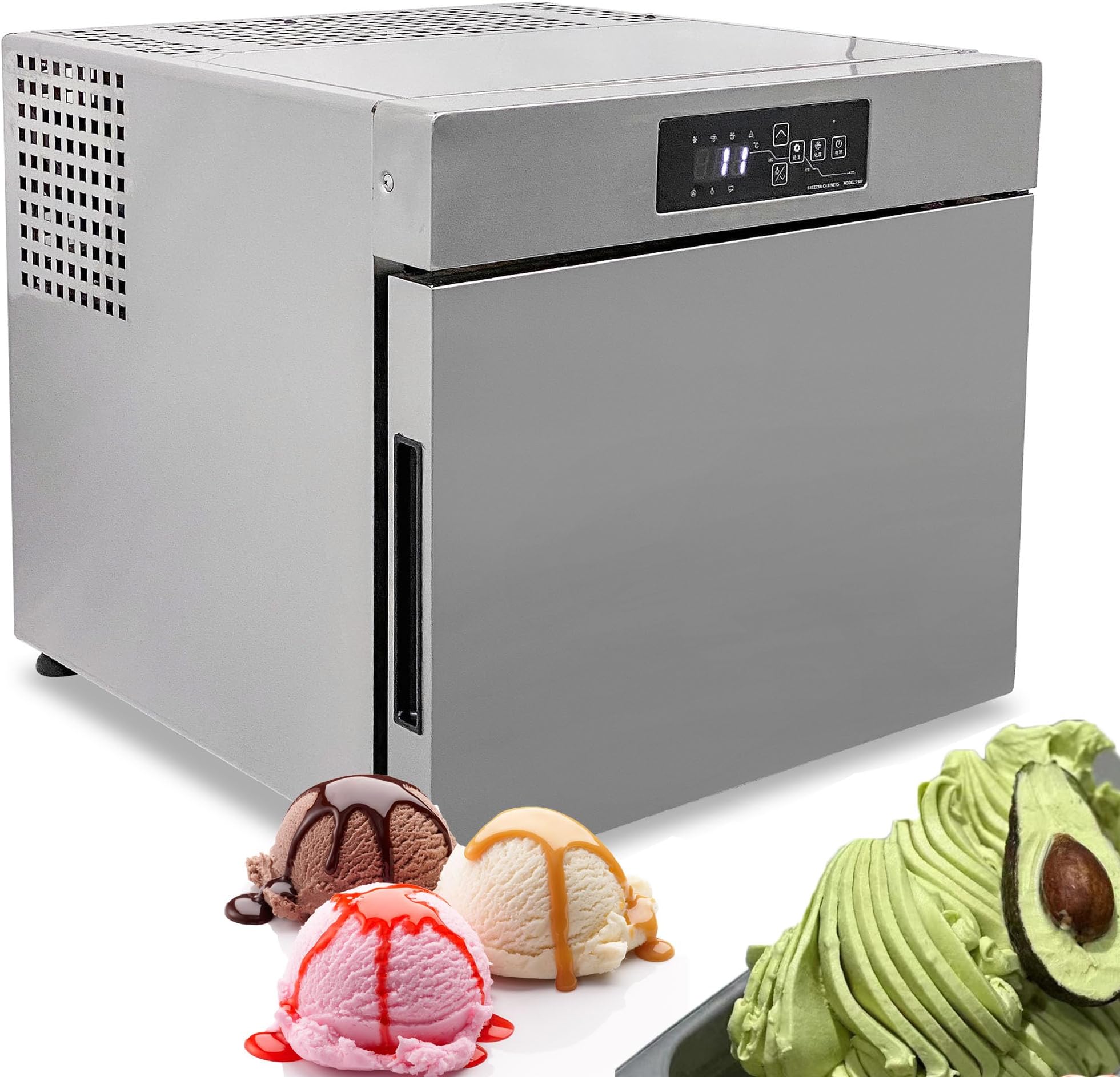 Amazon.com: Yovtekc 32L Mini Gelato Blast Freezer, Batch Freezer, Blast ...
