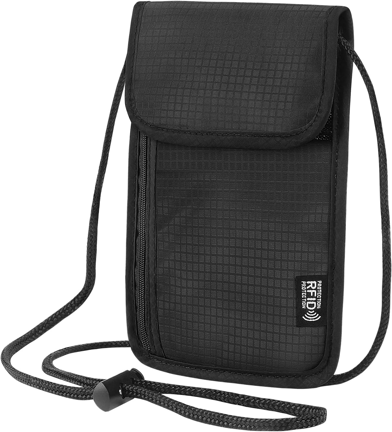 Amazon.com | Likesing 5.5" L x 7.9" W Travel Neck Wallet, RFID Blocking ...