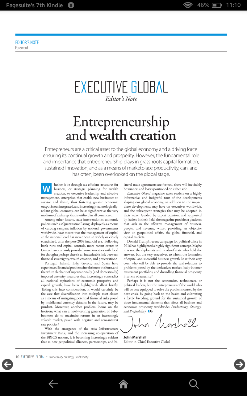 Executive Global - App on the Amazon Appstore