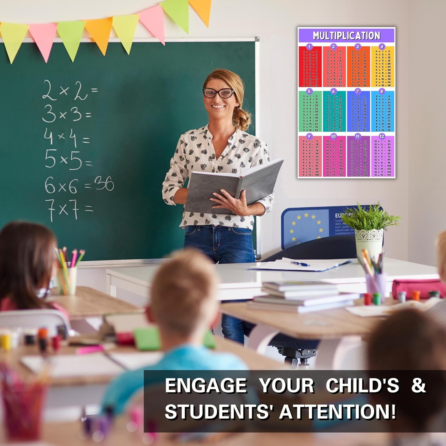 Multiplication Table Poster for Kids - Educational Thailand | Ubuy