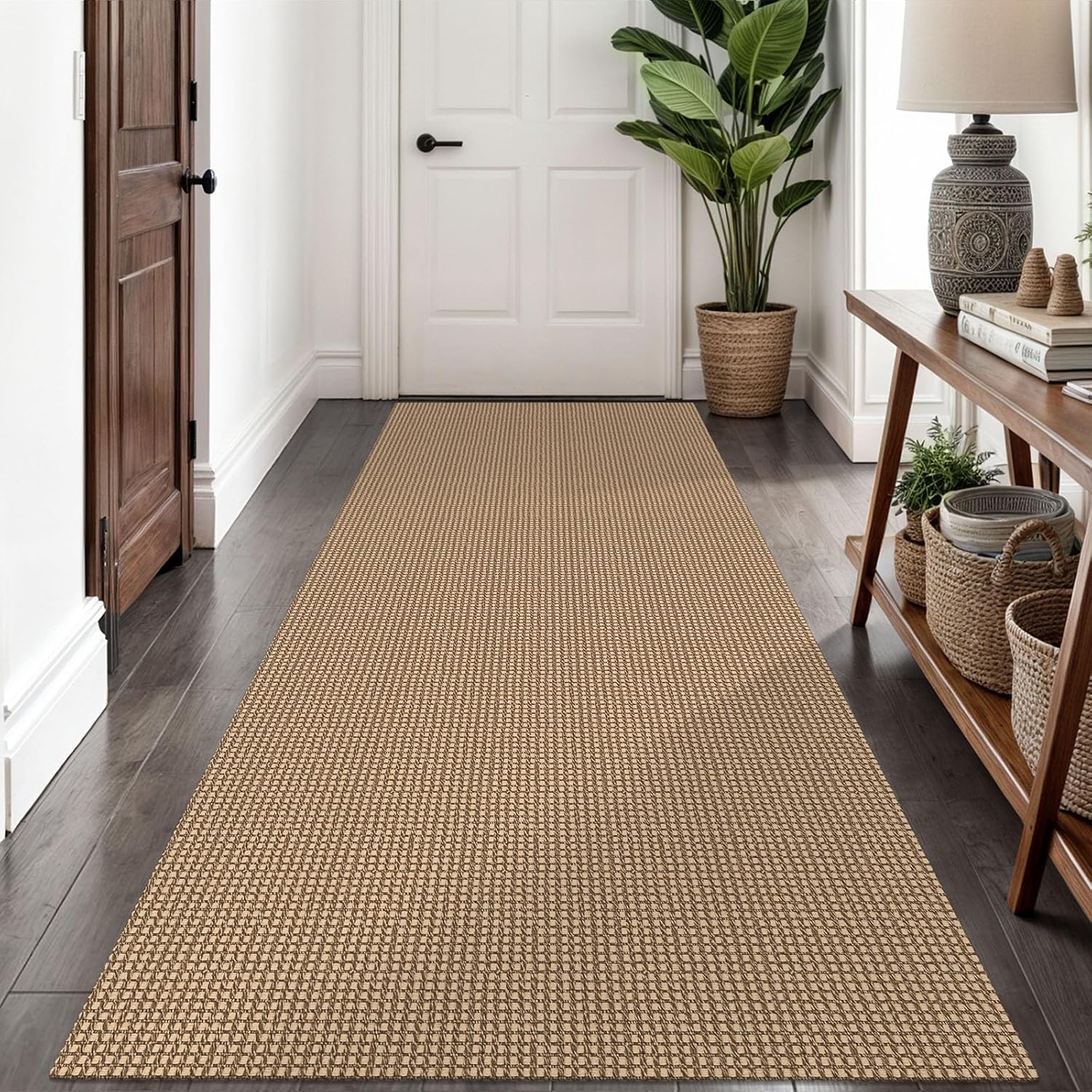Ivissy Braided Runner Rug 3x8 Ft Washable Runners for Hallways Kitchen ...