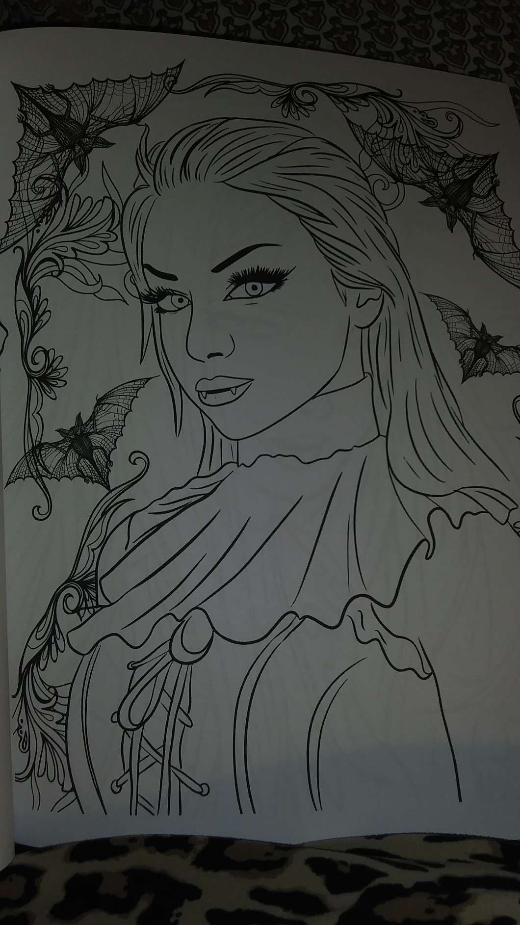 Vampire Coloring Book For Adults: An Adult Coloring Book Featuring ...