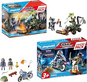 PLAYMOBIL 70817 City Action Starter Pack Police : Entraînement aux ...