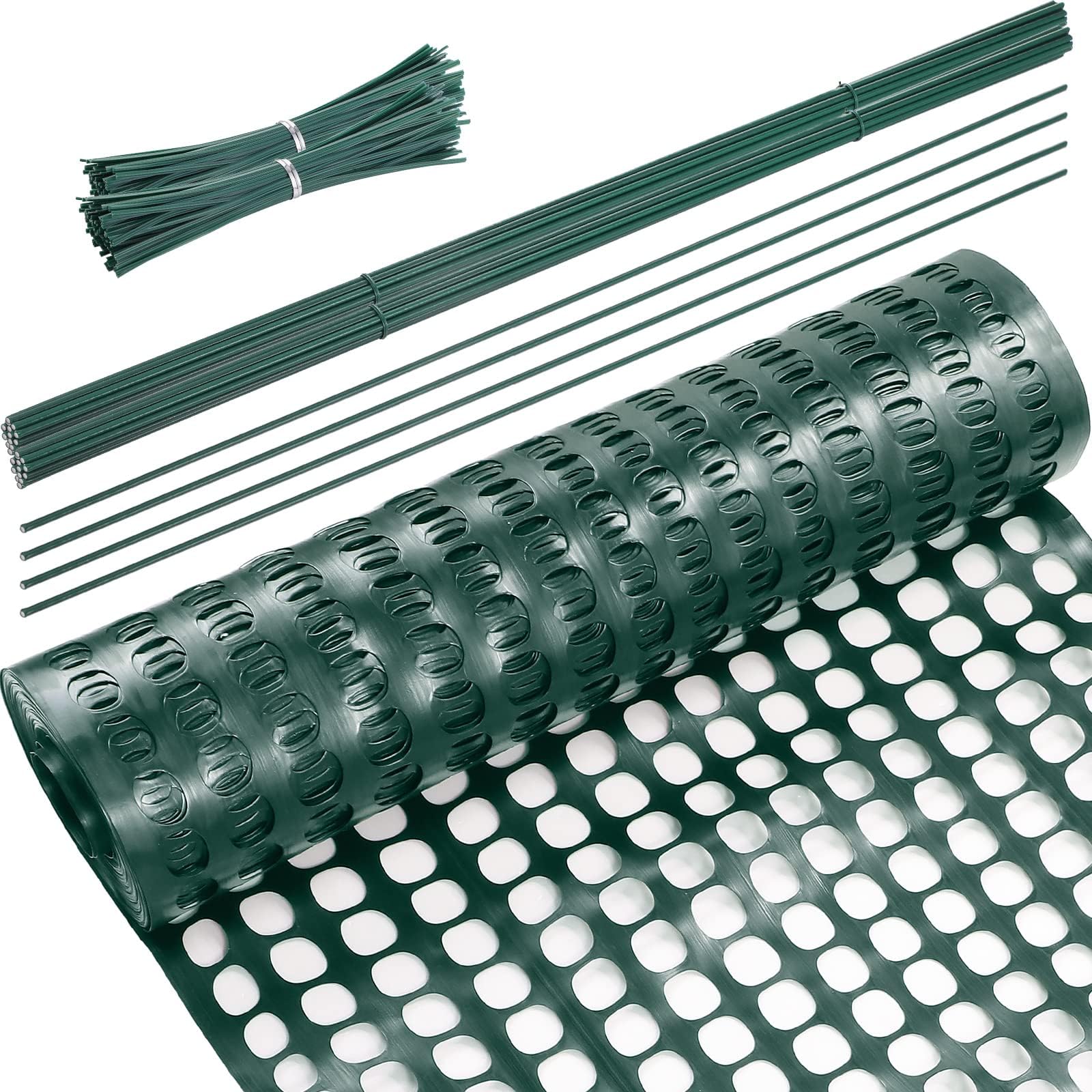 Amazon.com : PotatoLife Plastic Mesh Fence Safety Fence, 4'x100' Roll ...
