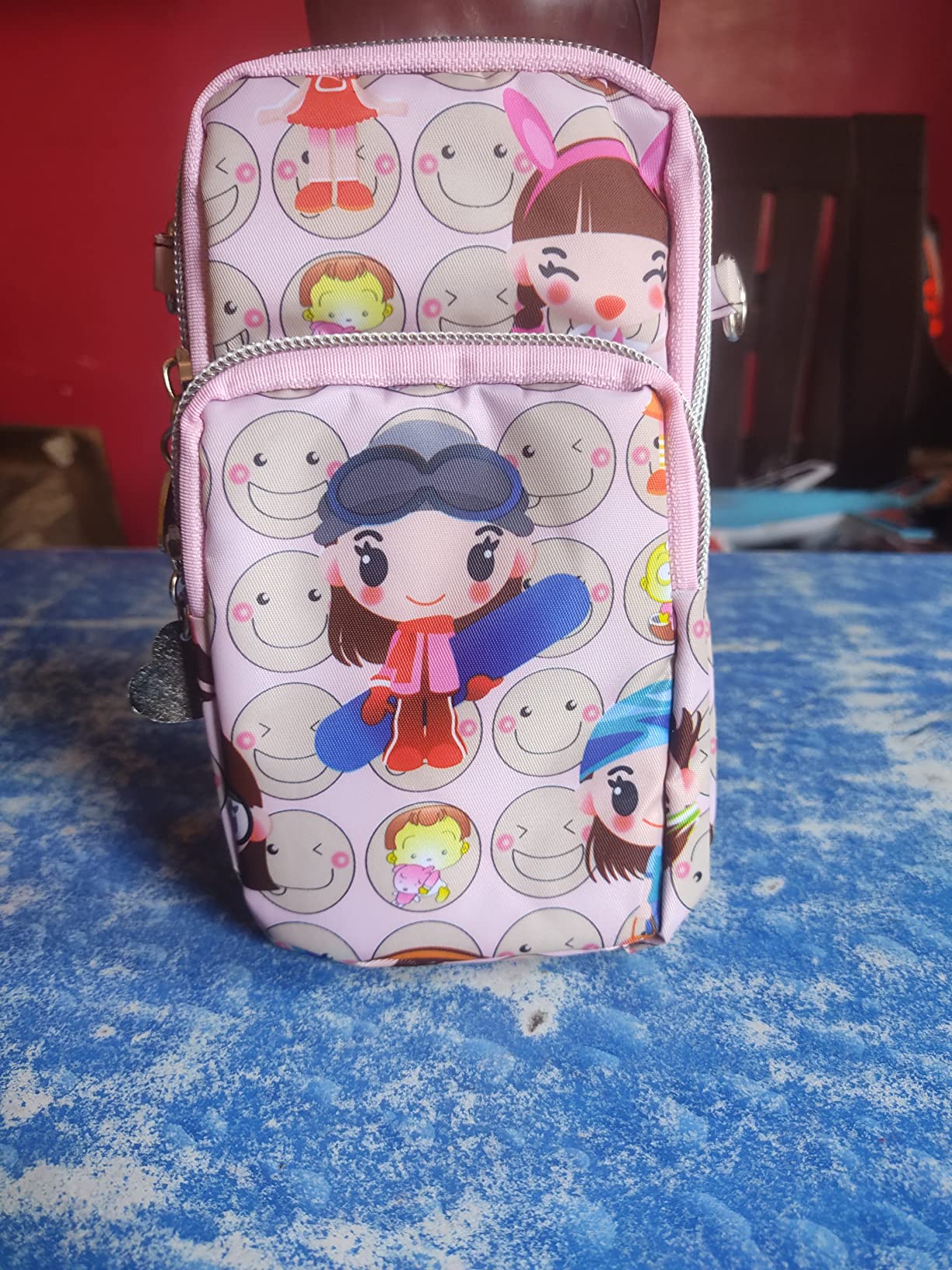 PALAY ® Women's Cross Multifunctional 3 Layers with Bow Pattern Sling ...