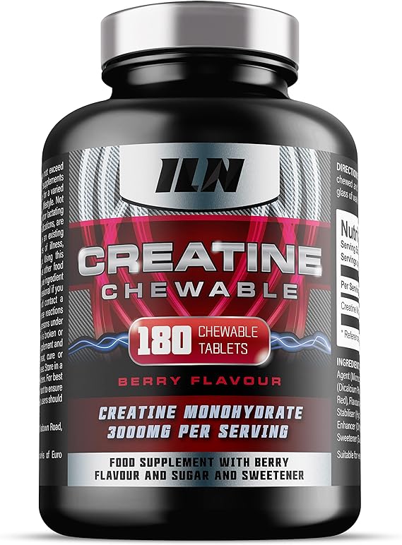 Chewable Creatine Tablets (Berry Flavour) - 3000mg Chewable Creatine ...