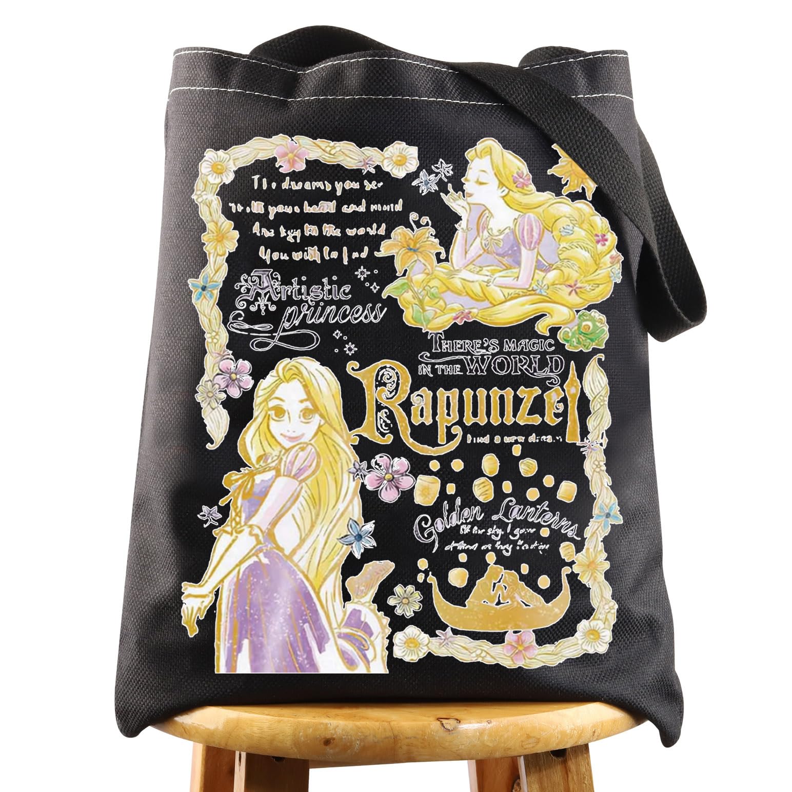 Snapklik.com : BWWKTOP Princess Rapunzel Tote Bag Tangled Lover Gifts ...