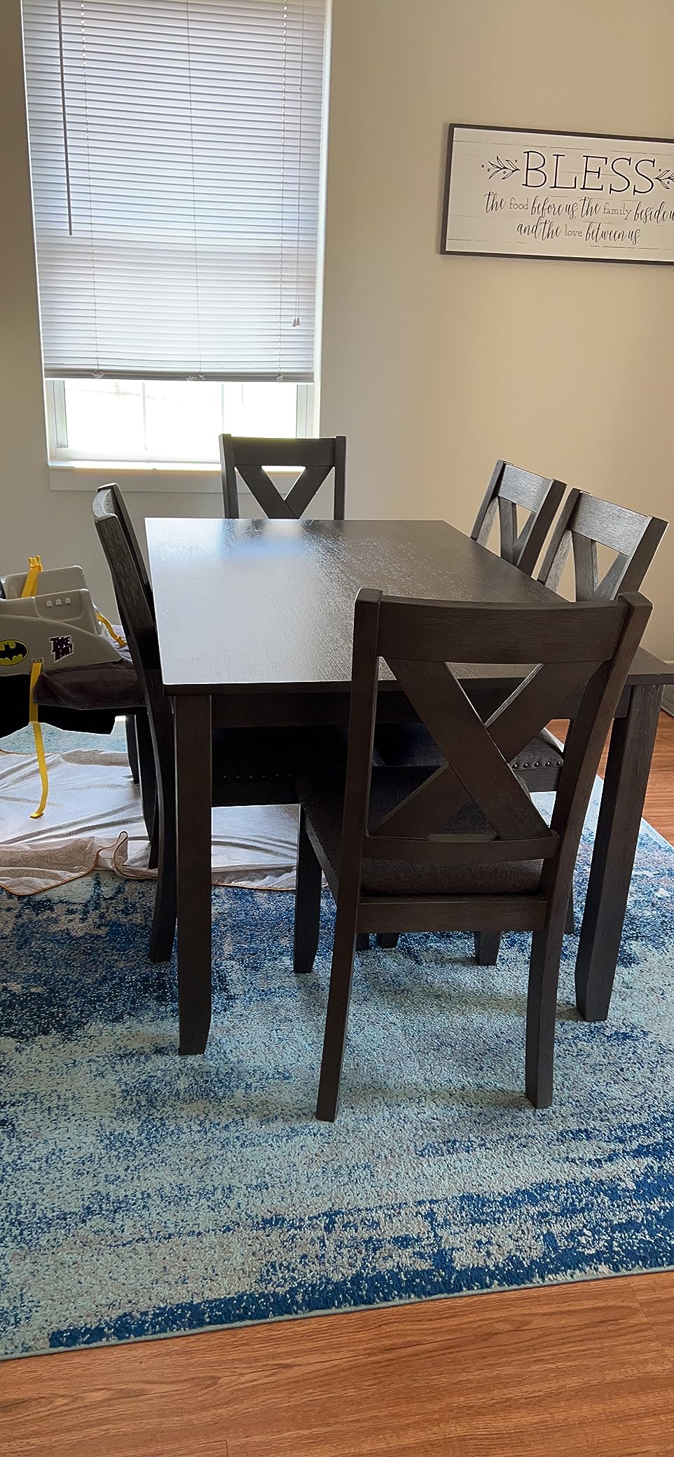 Jayemyer Dining Table And Chairs Set Of 7 at Nadia Evelyn blog