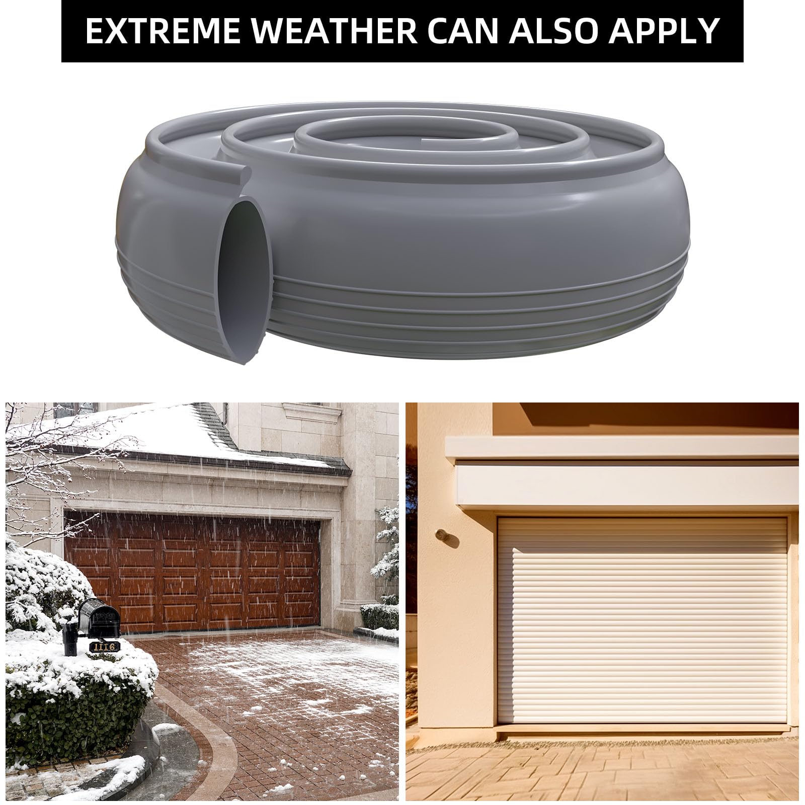 Snapklik.com : P-Bulb Garage Door Bottom Seal, Overhead Door Bottom ...