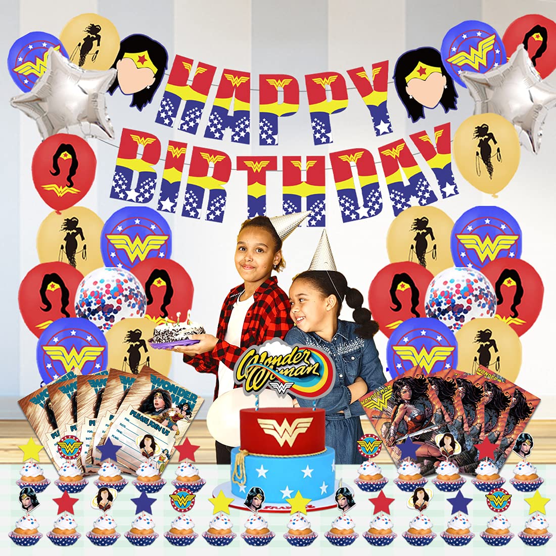 Wonder Woman Party Supplies Canada at Frank Duke blog