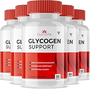 Amazon.com: (5 Pack) ClucoFix Glycogen Support Capsules, ClucoFix Glycogen Health and Wellness ...