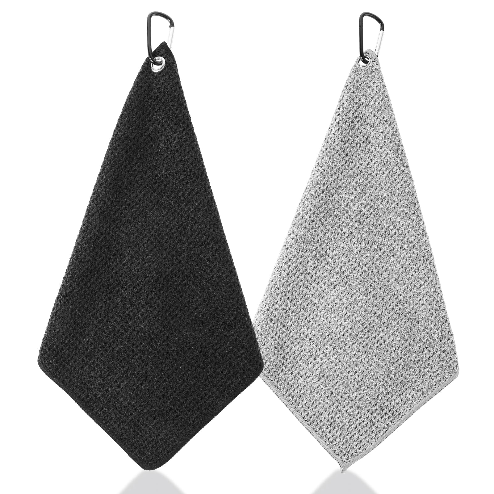 Amazon.com: 2Pcs Golf Bag Towel,Golf Rag with Carabiner Microfiber ...
