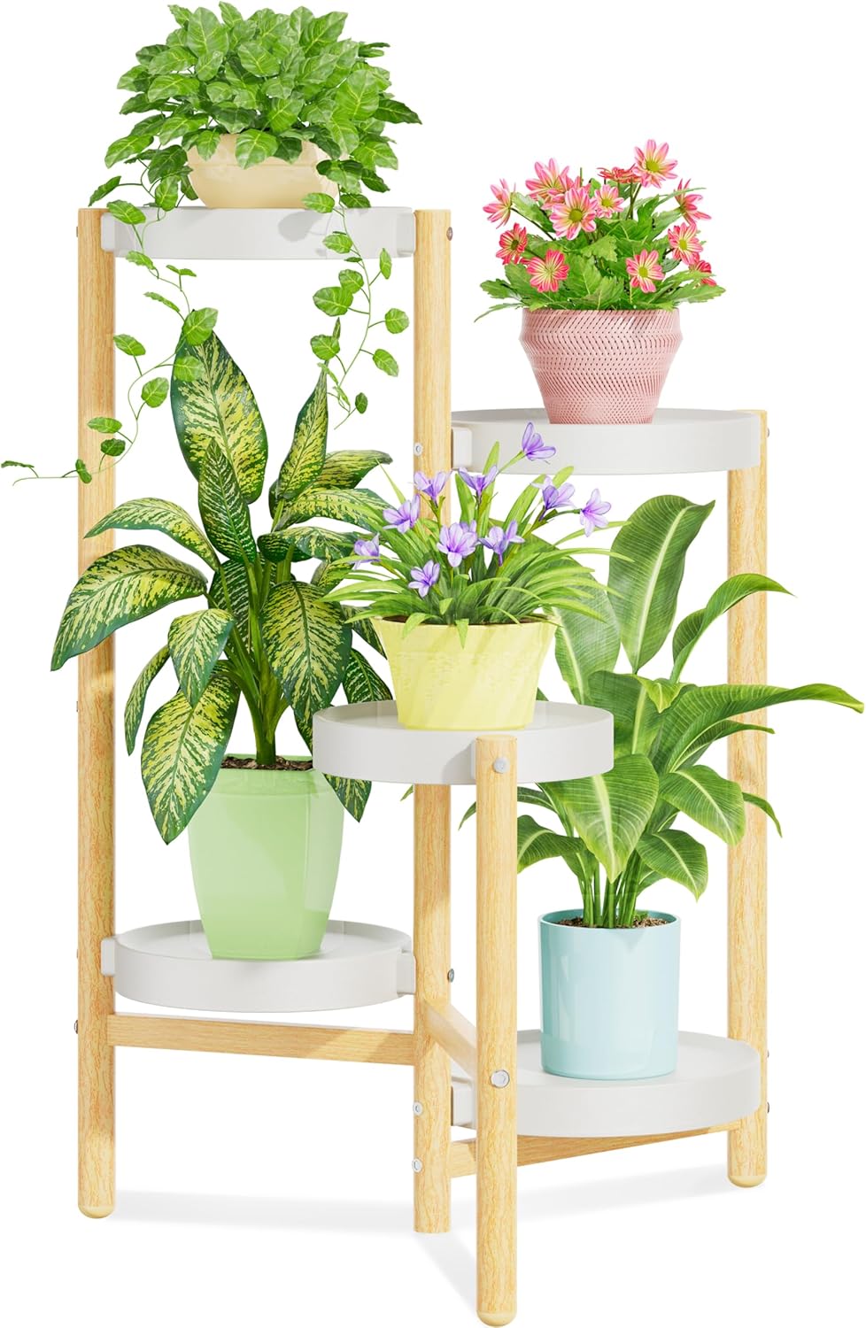 Amazon.com : iDavosic.ly 5 Tier Plant Stand Indoor, Tiered Plant Stand ...