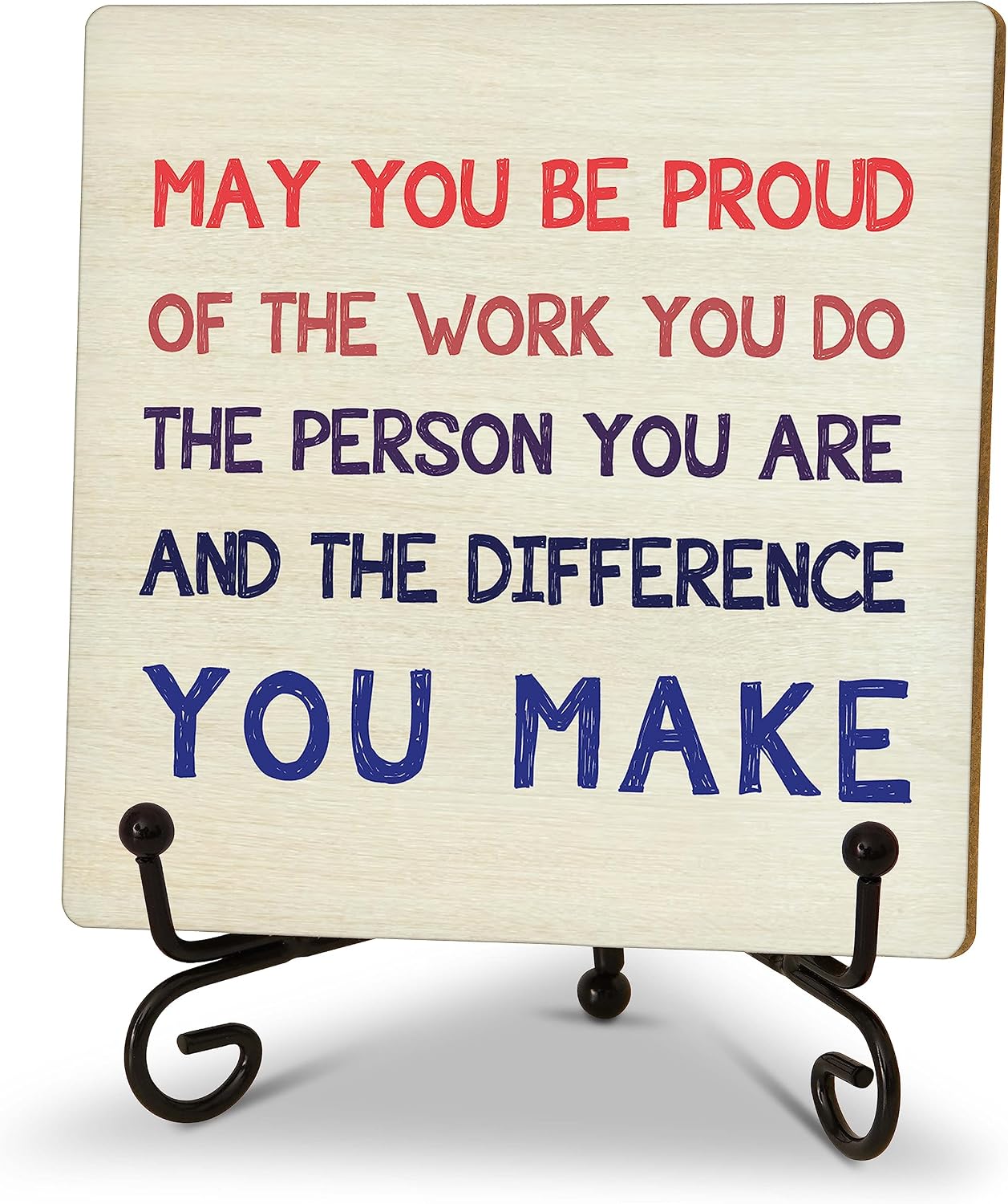 Amazon.com: Inspirational Desk Decor for Women Men, Gifts for Teacher ...
