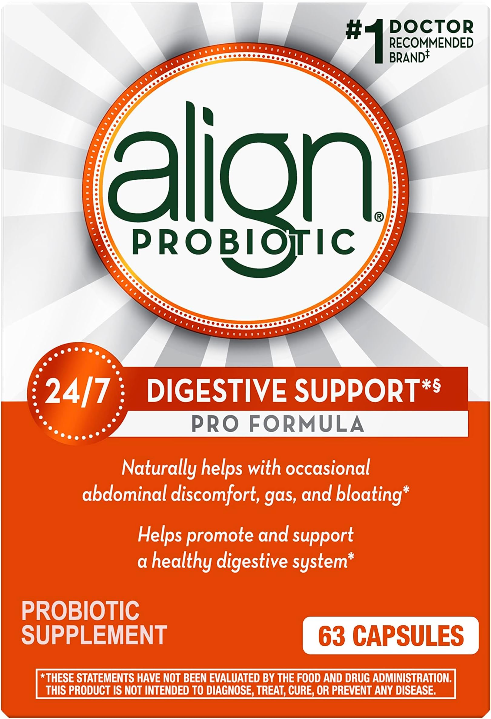 Amazon.com: Align Probiotic, Pro Formula, Probiotics for Women and Men ...