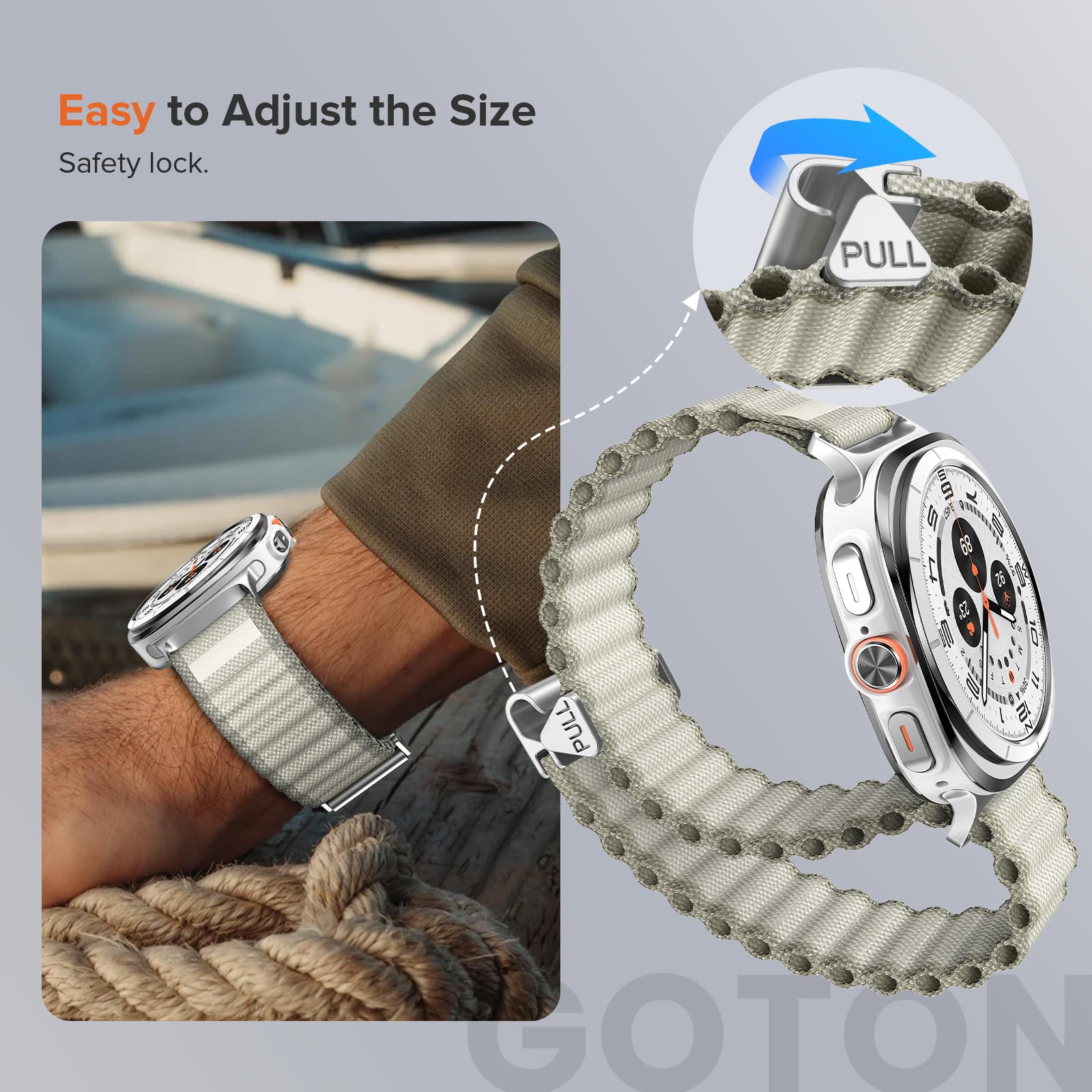 Snapklik.com : Goton Rugged Band Designed For Samsung Galaxy Watch ...