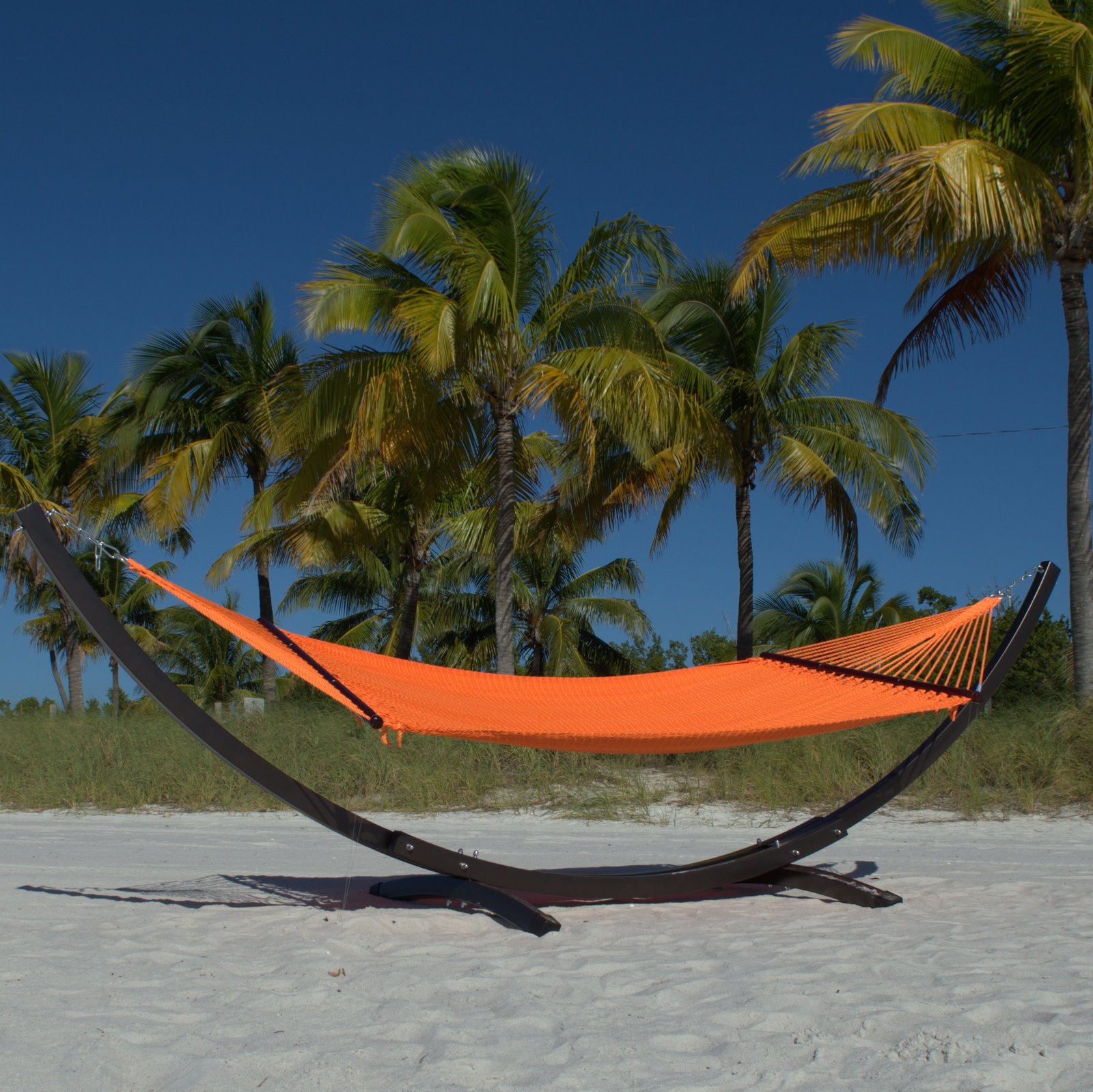 Soft-spun Polyester Hammock Double - 48 Inch Black Soft-Spun Polyester ...