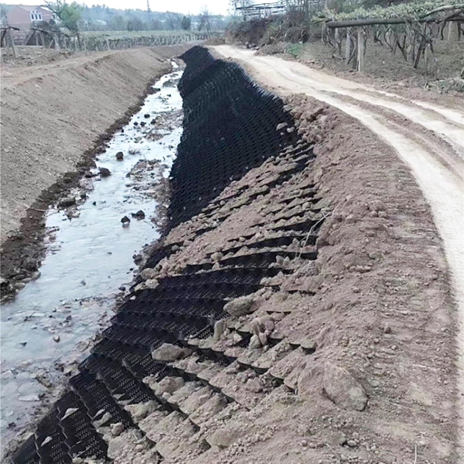 Amazon.com: Geocell Gravel Grid For Slopes Of 10cm High, Folding ...