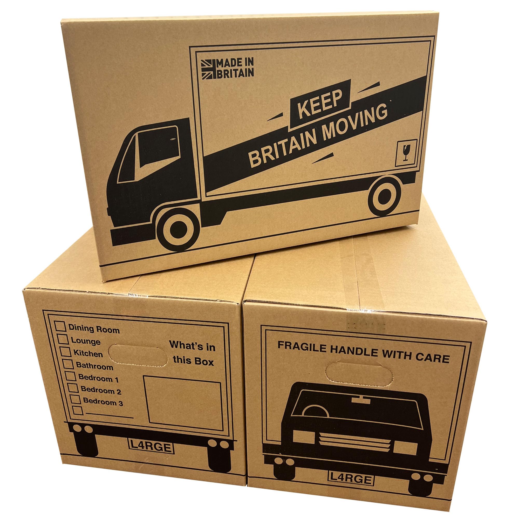 40 Large Pack Of Removal Cardboard Storage Boxes Packing Moving House ...