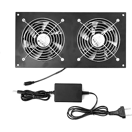 Rack Mount Fan - 4 Fans Server Cooling System - 1U 19" Rackmount ...