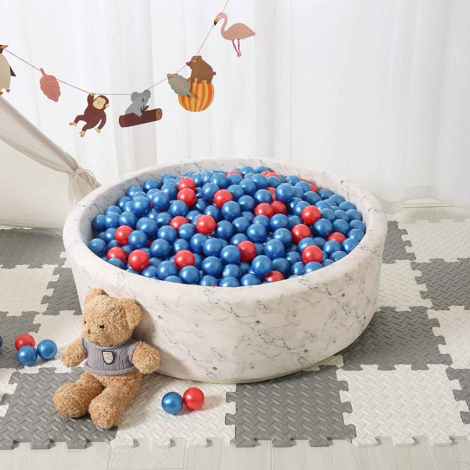 Snapklik.com : STARBOLO Soft Plastic Ball Pit Balls For Kids - 100pcs ...