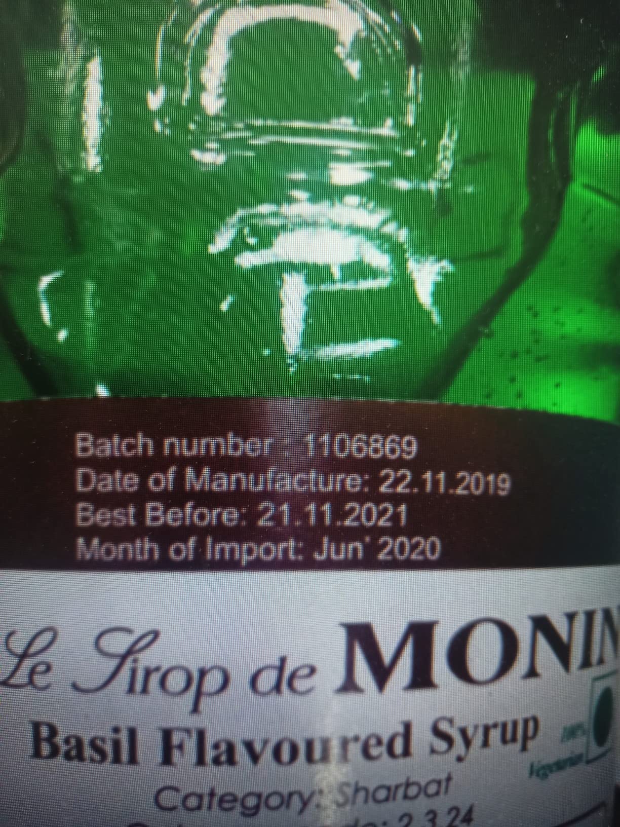 Monin Basil Bottle, 700 ml : Amazon.in: Grocery & Gourmet Foods