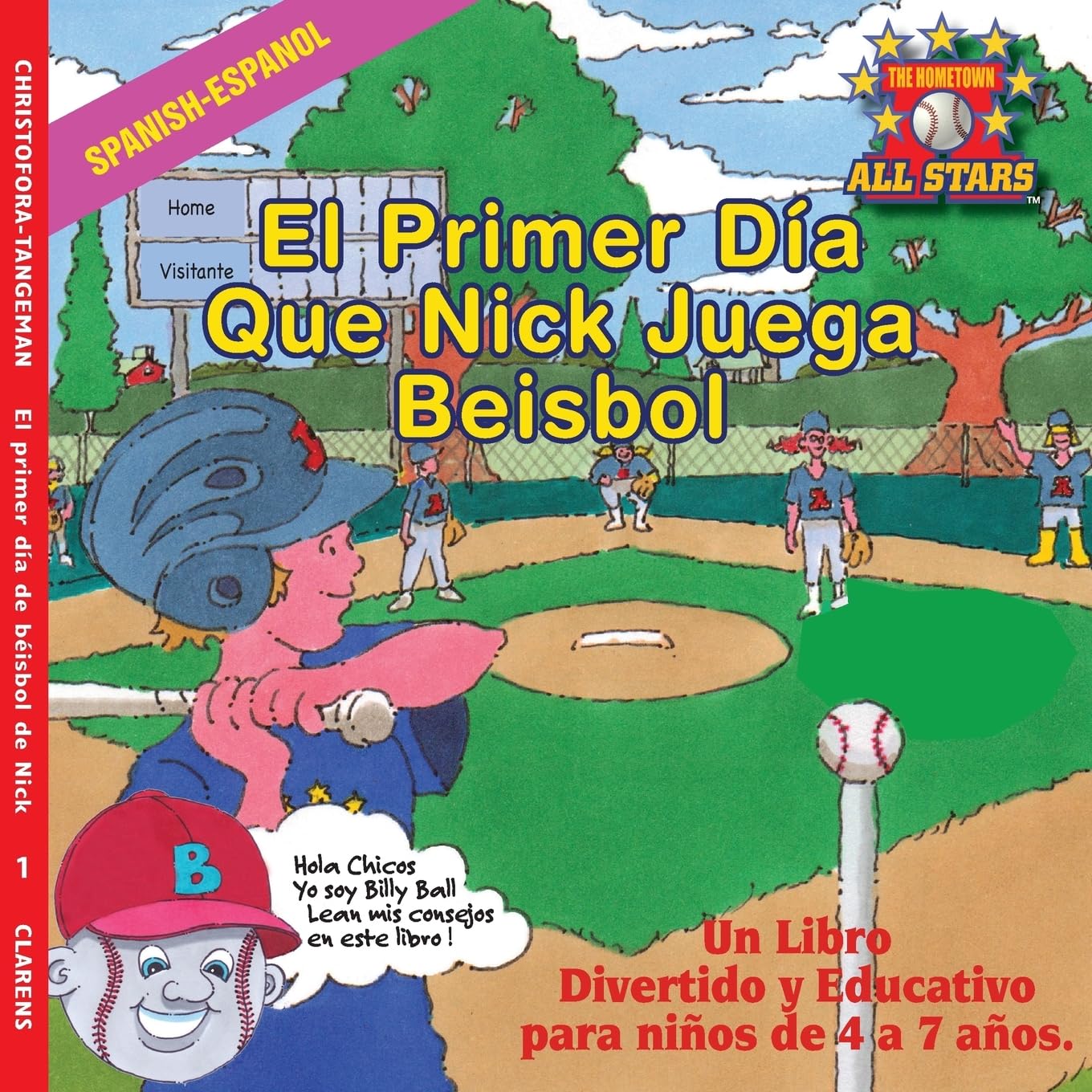 Spanish Nick's Very First Day of Baseball in Spanish: Aba seball book ...